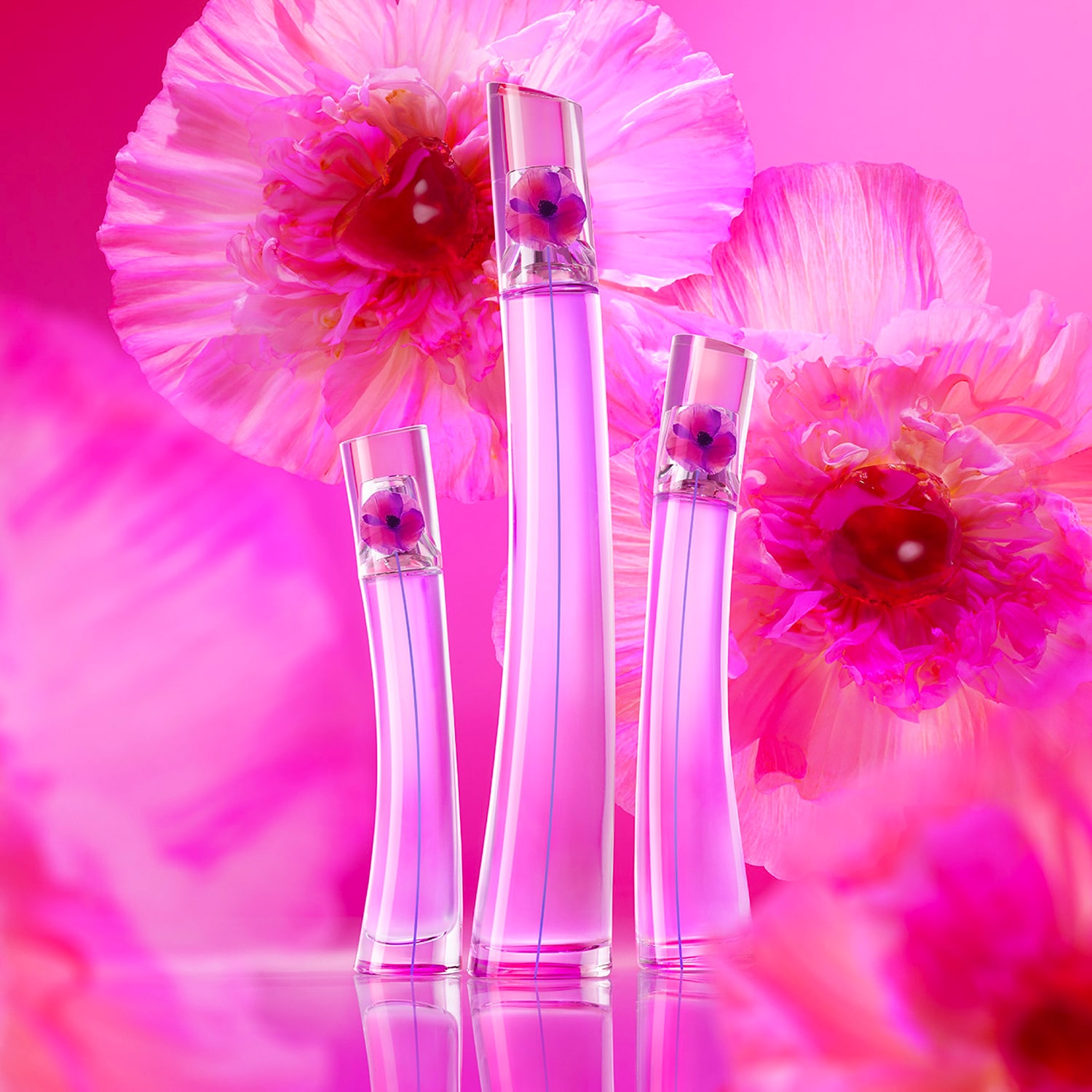 Flower By Kenzo Cherry Poppy - Eau de Parfum Notes Florales Fruitées de ...