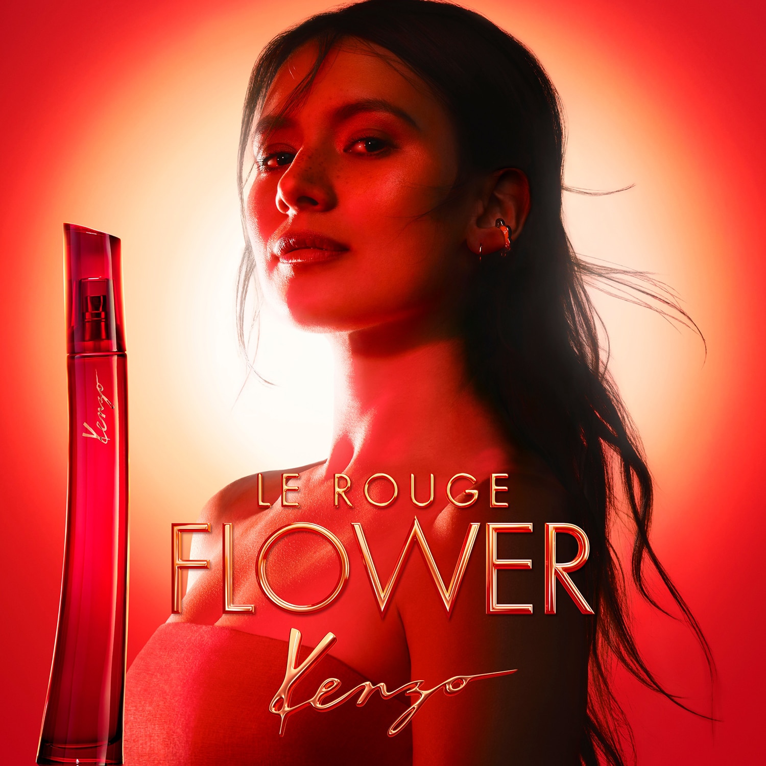 Flower By Kenzo Le Rouge - Eau de Parfum Notes Florales Gourmandes de ...