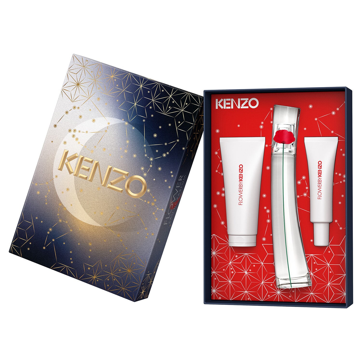 Set Regalo FLOWER BY KENZO - Eau de Parfum, Latte Corpo e Crema Mani di ...