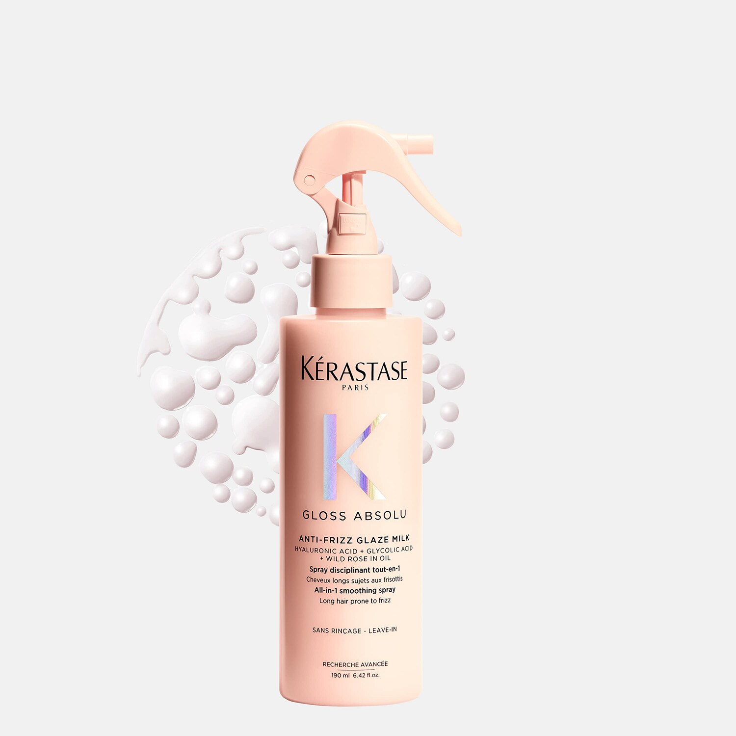 Gloss Absolu Anti-Frizz Glaze Milk - Spray per capelli tendenti al crespo di KÉRASTASE ≡ SEPHORA