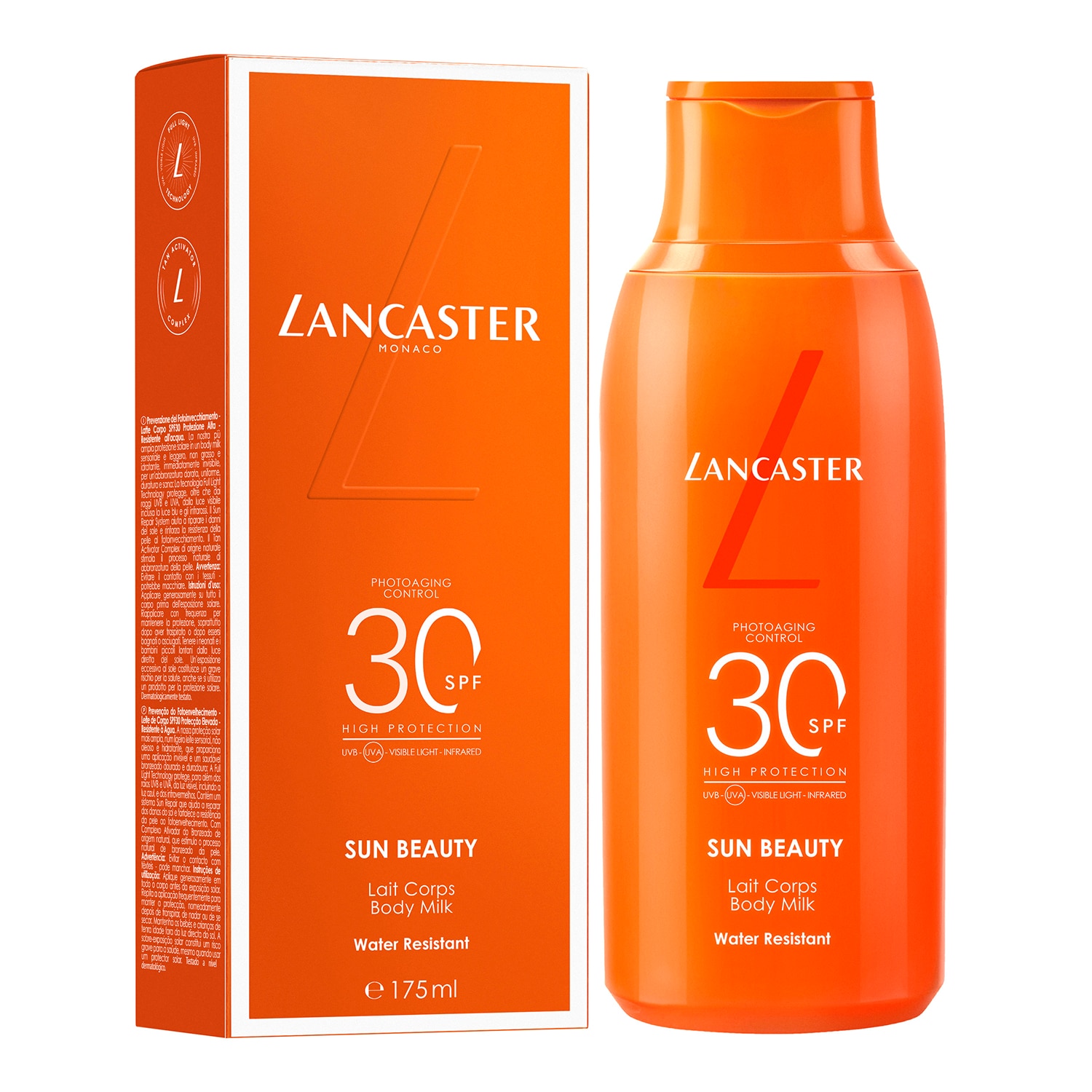 SUN BEAUTY BODY MILK SPF 30 - Crema solare per il corpo di LANCASTER ≡ ...