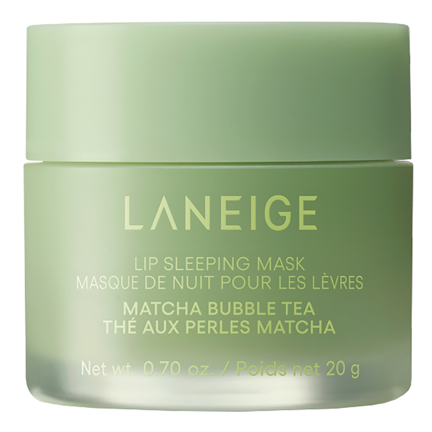 Lip Sleeping Mask Bubble Tea Matcha - Mascarilla labial de noche de ...