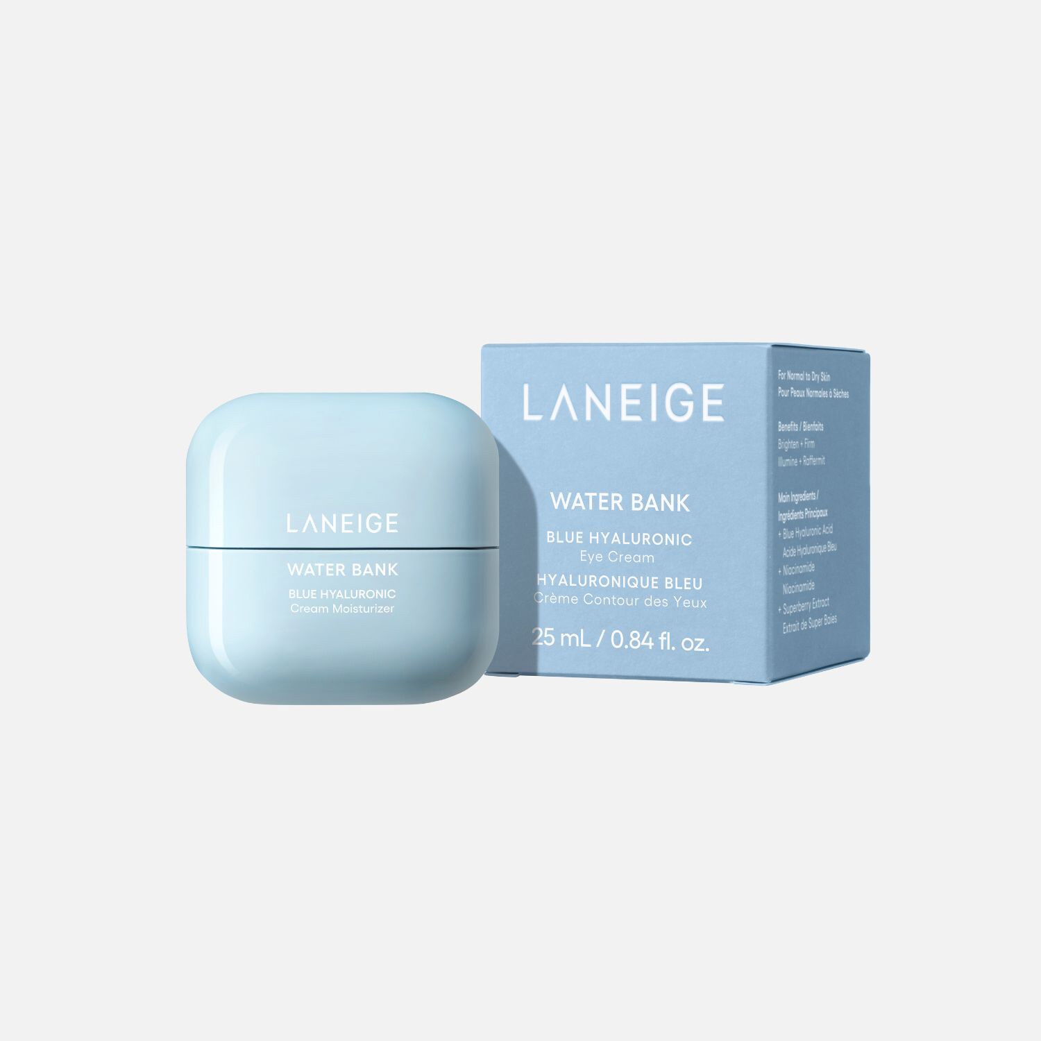 Laneige - Water Bank Hyaluronic Blue - Ögonkonturkräm