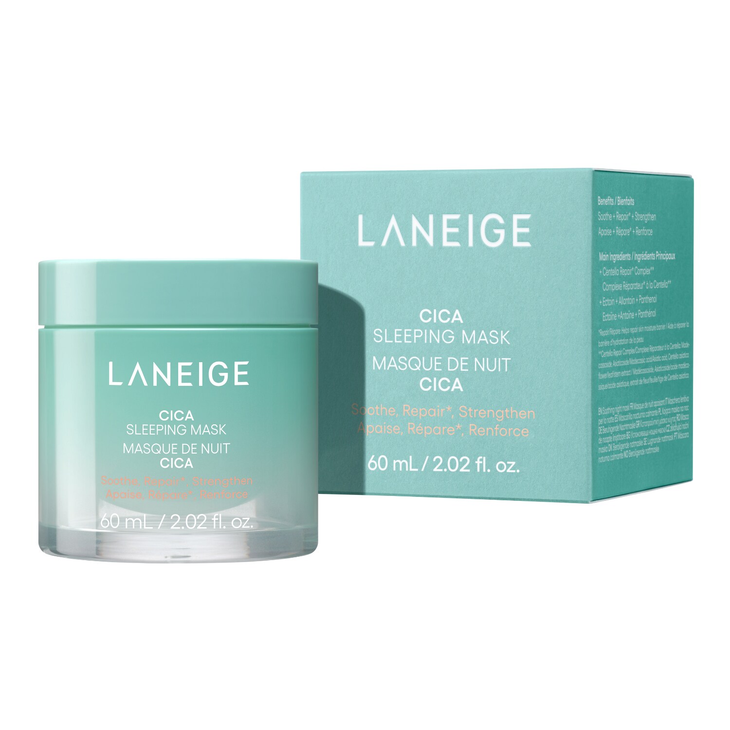 CICA Sleeping Mask - Masque de nuit de LANEIGE ≡ SEPHORA