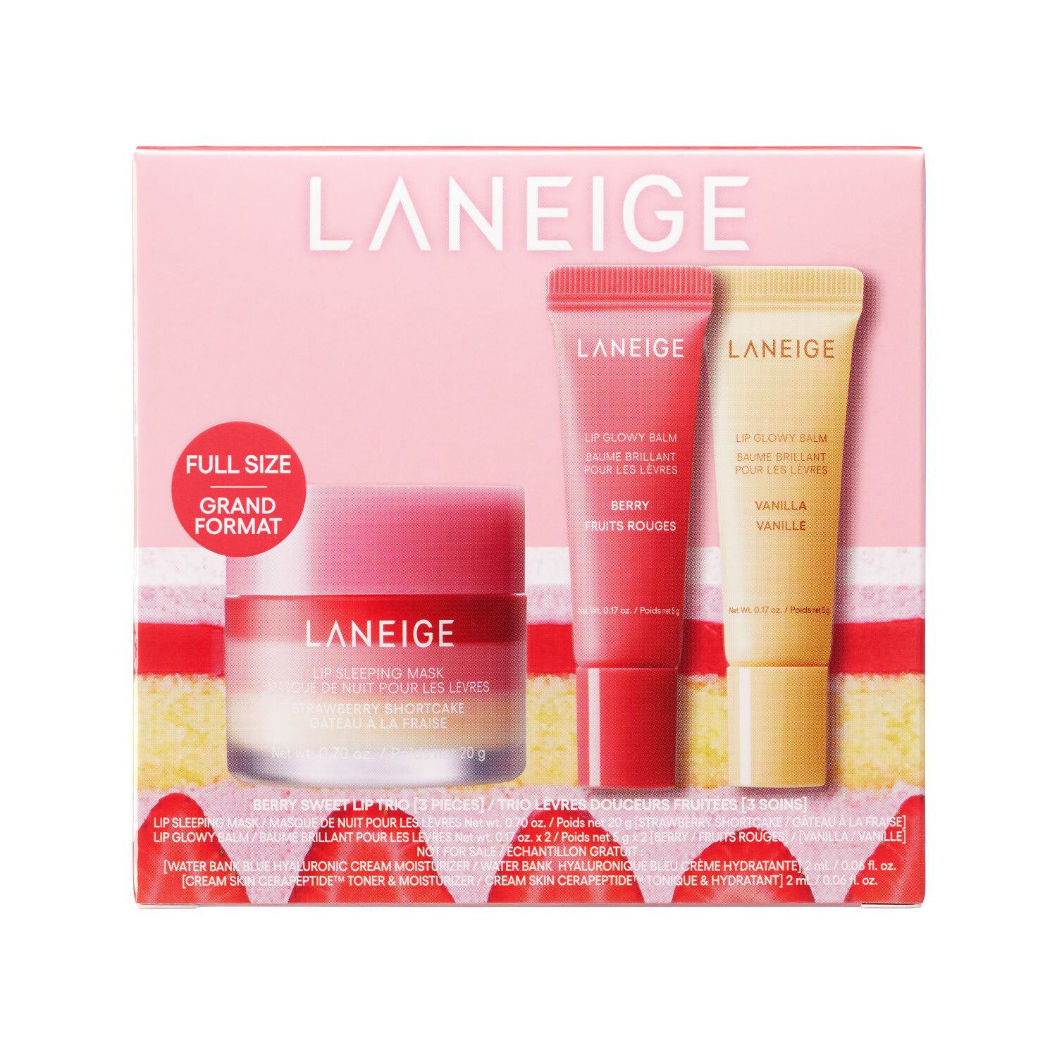 Berry Sweet Lip Trio - Coffret de cuidados labiais dia e noite edição ...