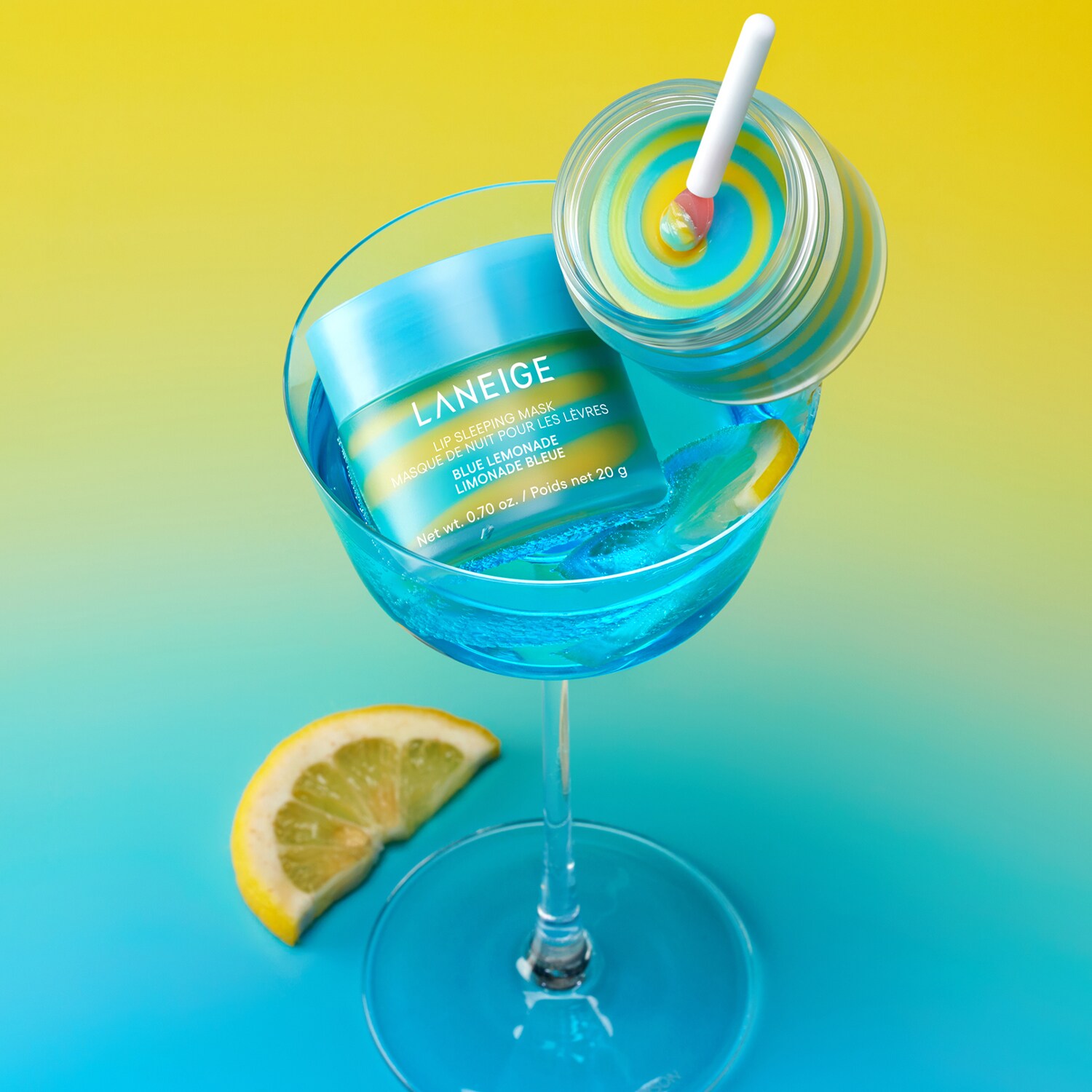 Laneige - Lip Sleeping Mask Blue Lemonade - Nattmask För Läpparna I ...