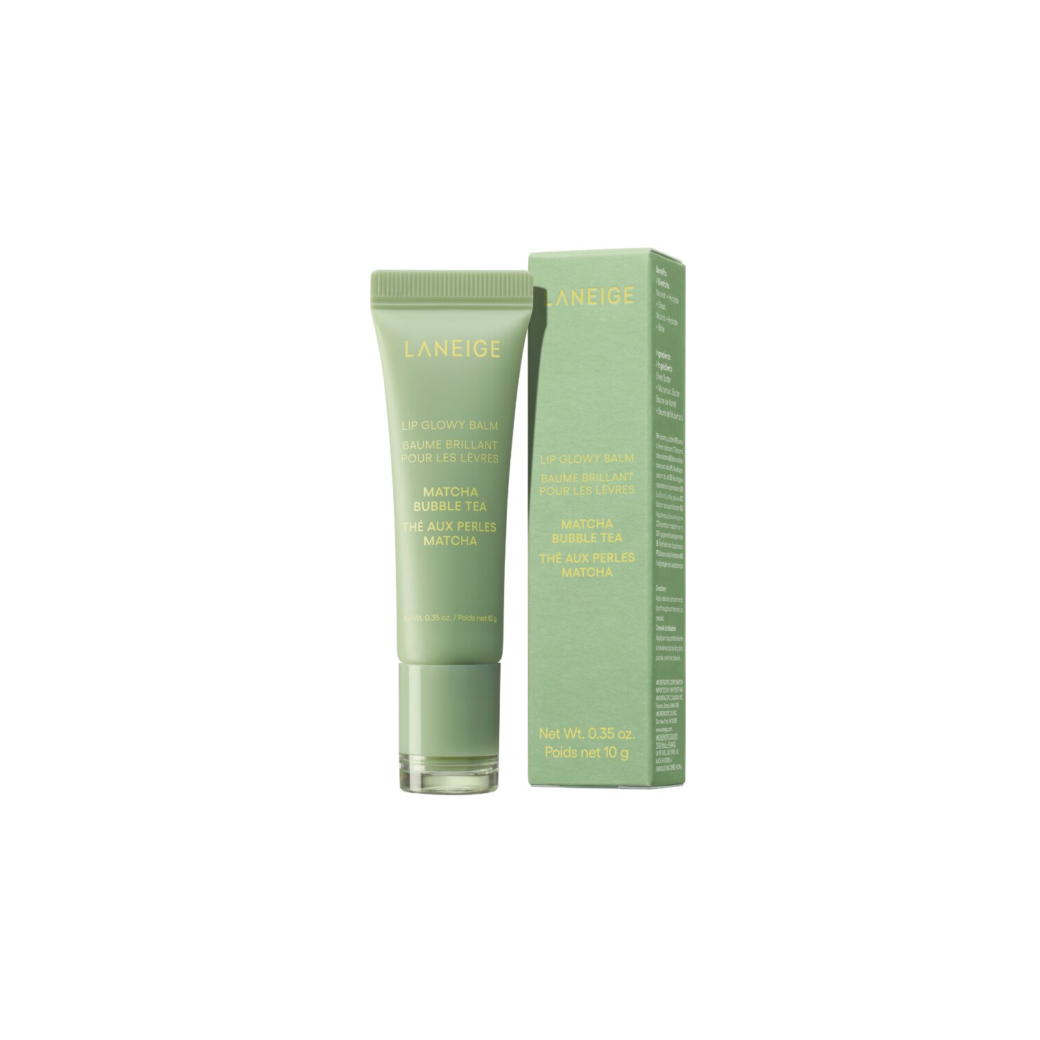 Lip Glowy Balm Bubble Tea Matcha - Bálsamo de labios brillante de ...