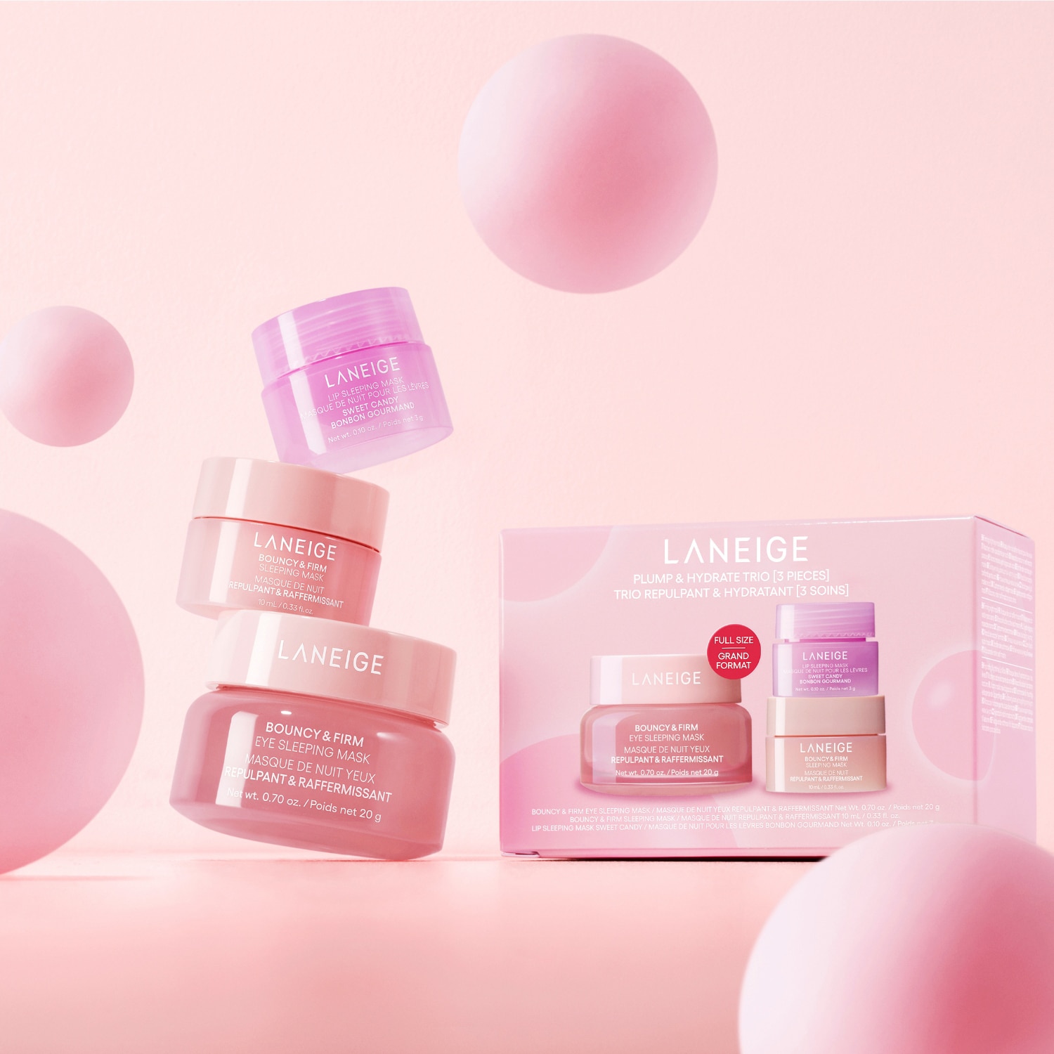 Laneige - Trio Aufpolsternd & Hydratisierend Bouncy & Firm ...