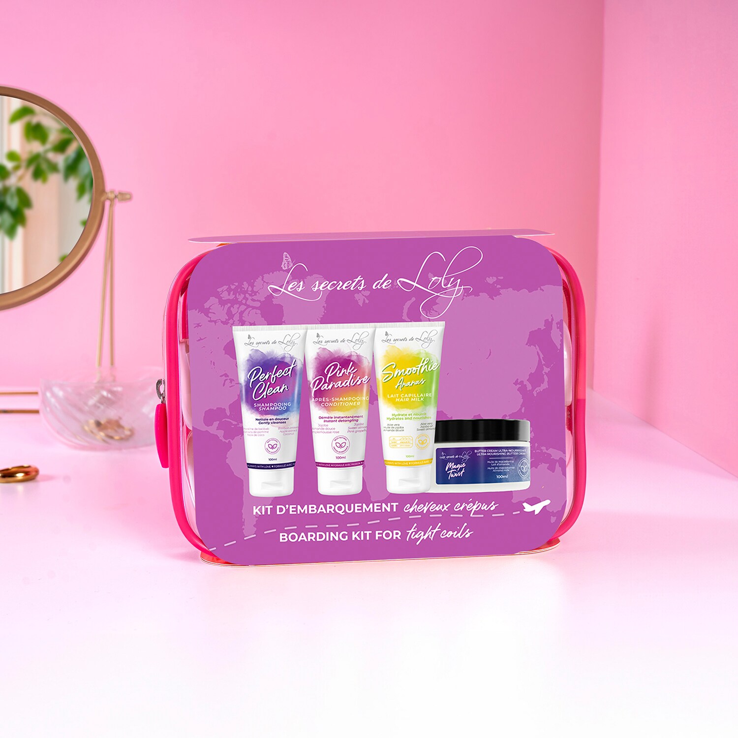 Trousse Voyage - Rituel soin cheveux crépus de LES SECRETS DE LOLY ≡ SEPHORA
