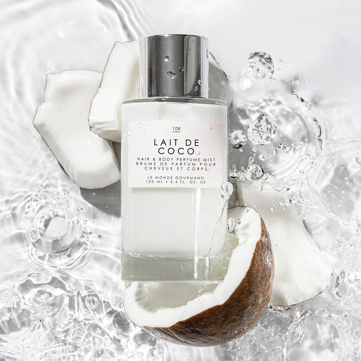 Le Monde Gourmand - Lait De Coco - Doftmist För Hår Och Kropp