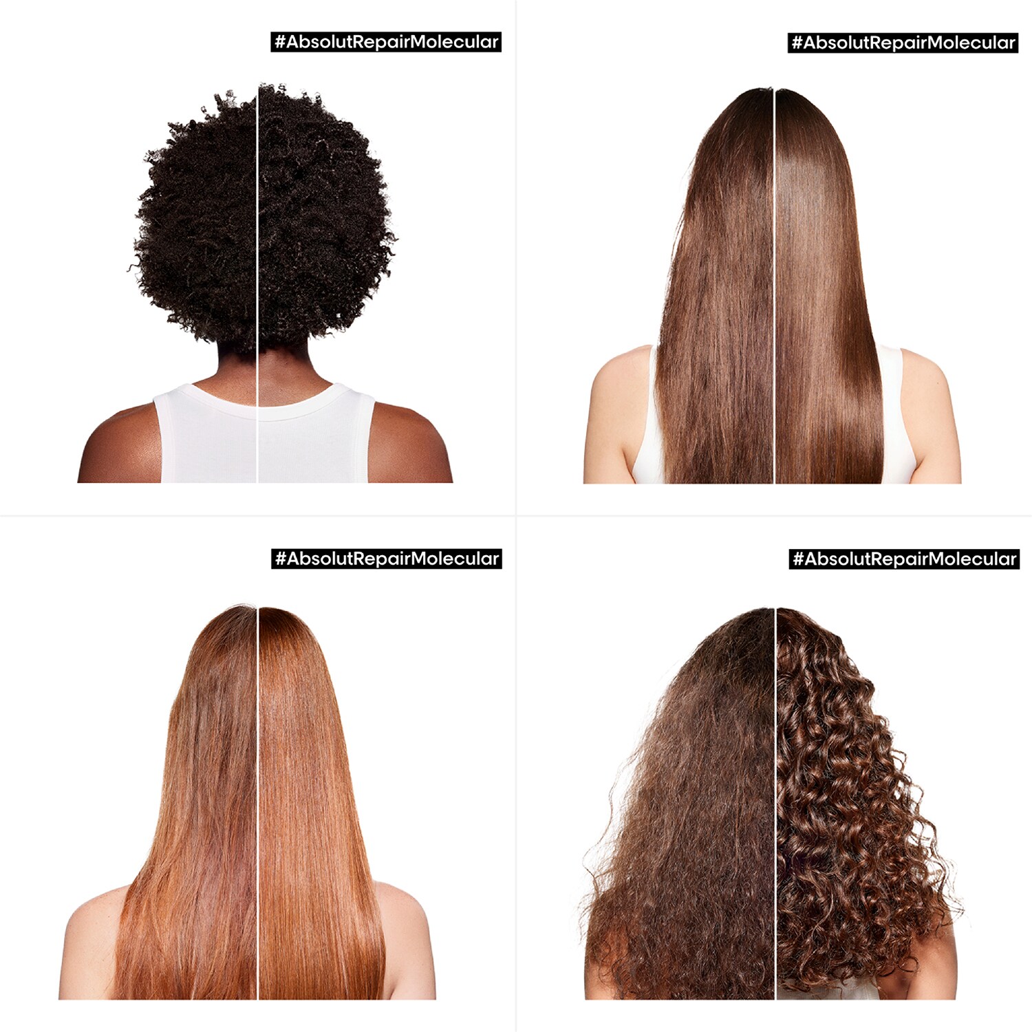 Serie Expert - Absolut Repair Molecular Shampoo sem Sulfatos Cabelos ...