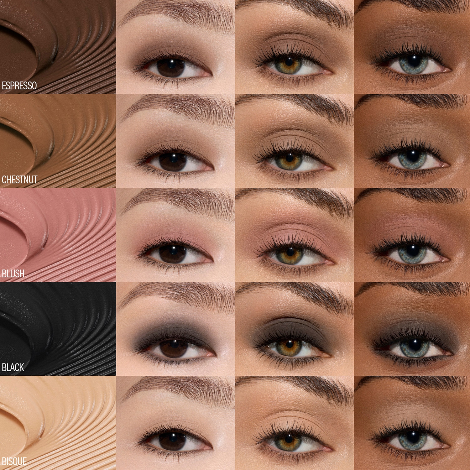 Master Mattes® Long-Wear Cream Eyeshadow - Sombra creme Makeup By Mario ...