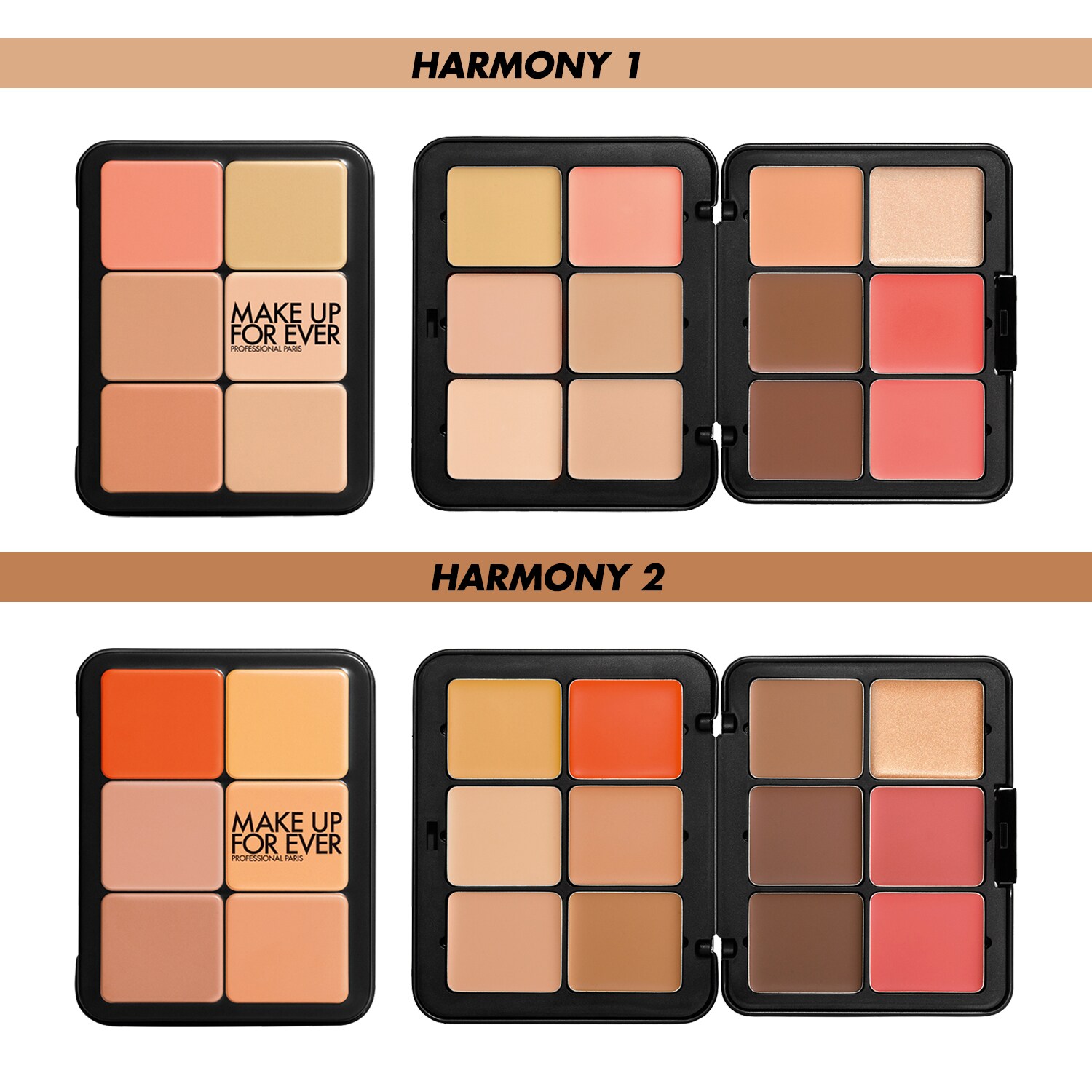 HD Skin All-In-One Palette - Palette all-in-one per il viso di MAKE UP ...
