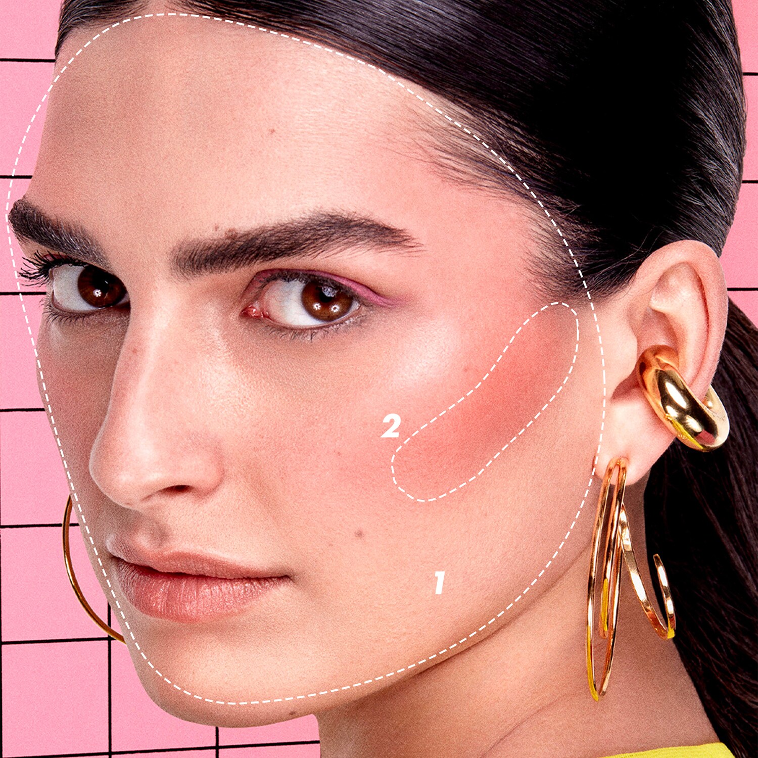 HD Skin Face Essentials - Palette fondotinta e blush in crema di MAKE ...