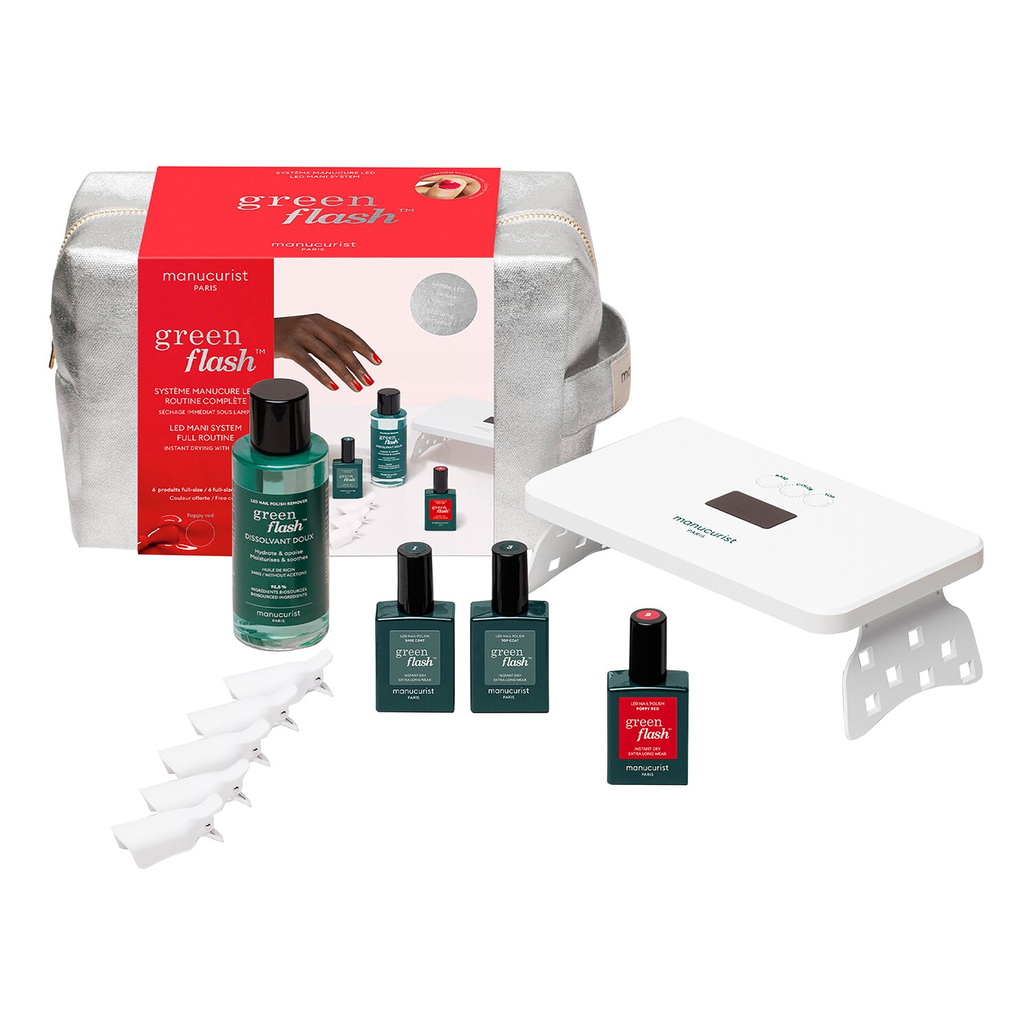 Green Flash - Trusa Let's Flash Poppy Red Manucurist ≡ SEPHORA