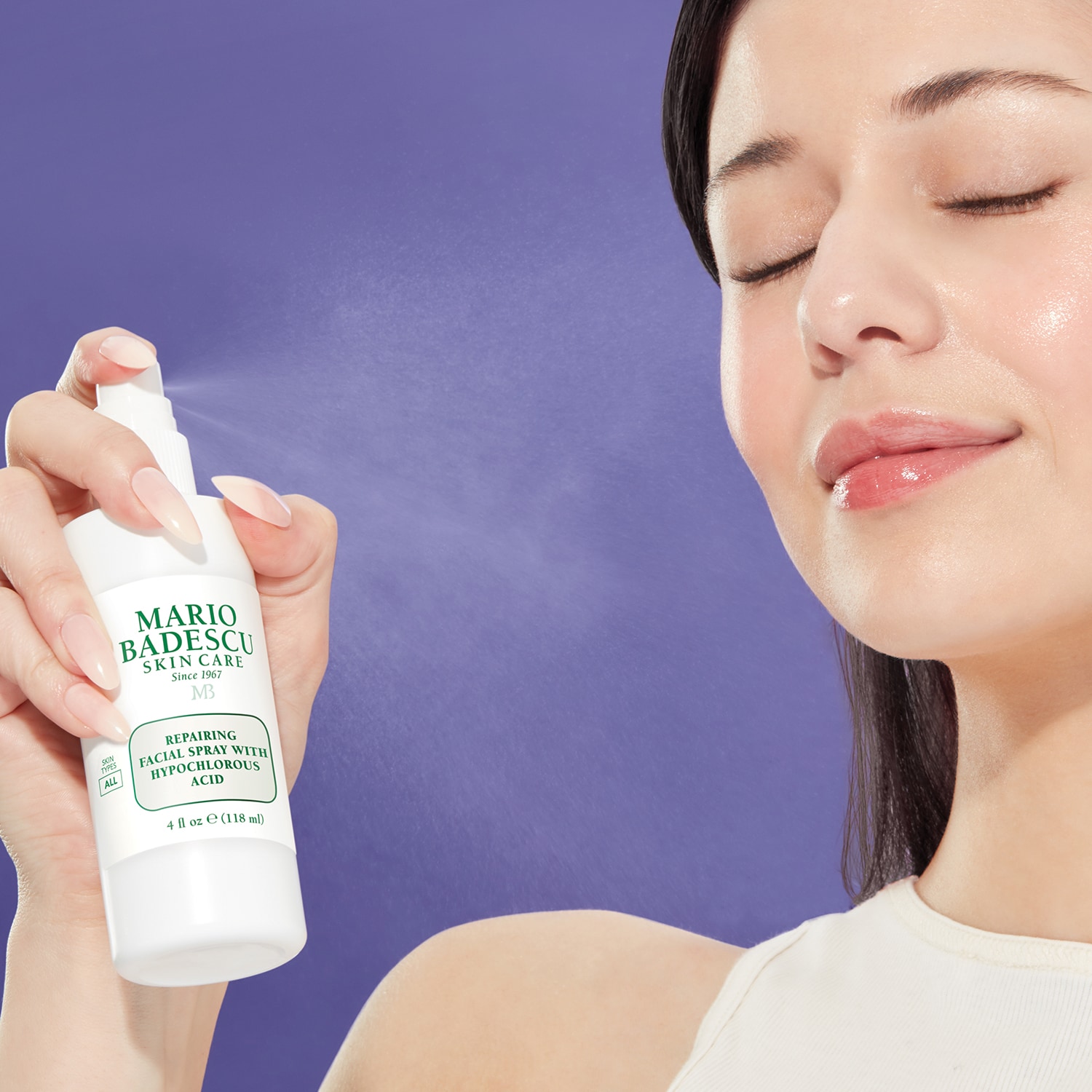 SPRAY FACIAL CON ÁCIDO HIPOCLOROSO - REPARADOR Y EQUILIBRANTE de Mario ...