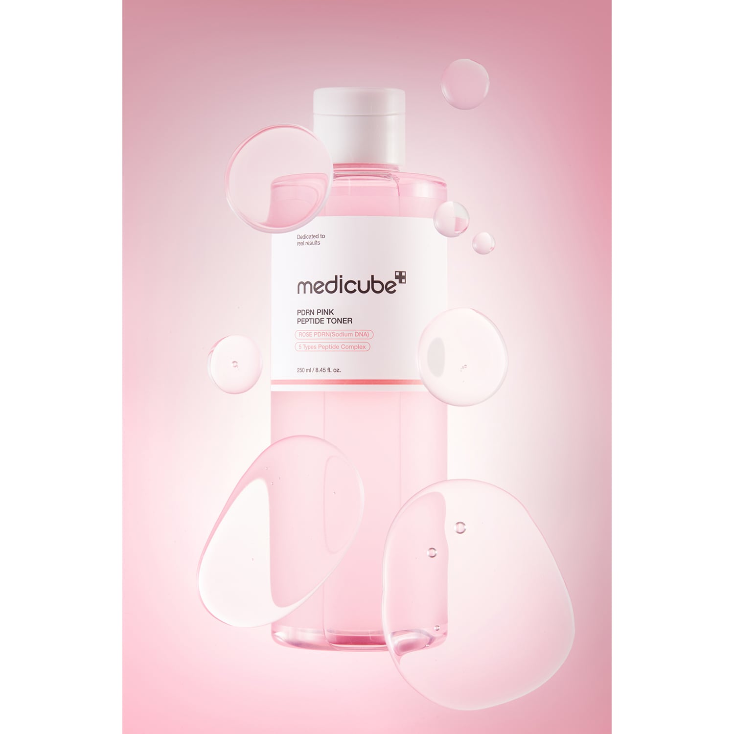 PDRN Pink Cica Toner Apaisant - Pleťová voda pro rozjasnění pleti z ...