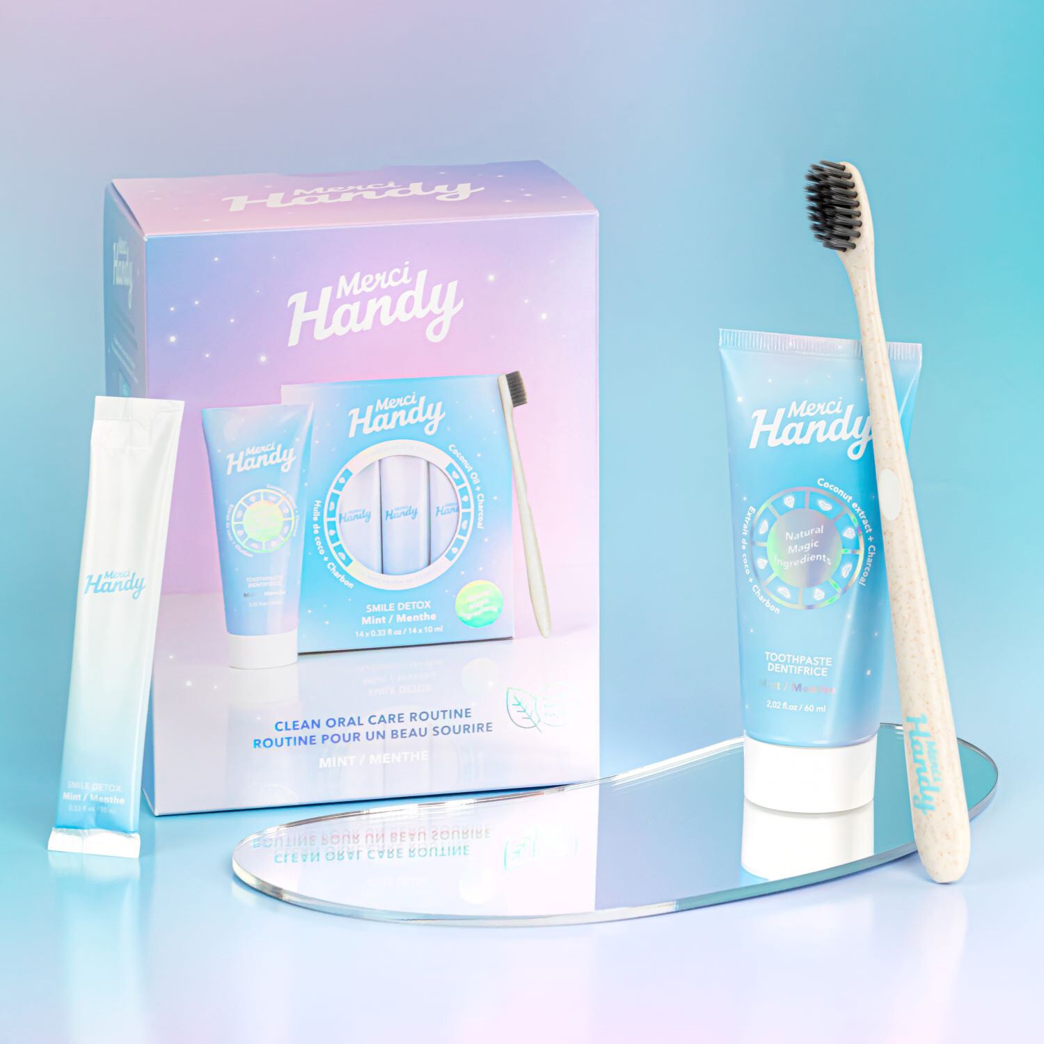 Happy Smile – Zestaw do higieny jamy ustnej i MERCI HANDY ≡ SEPHORA