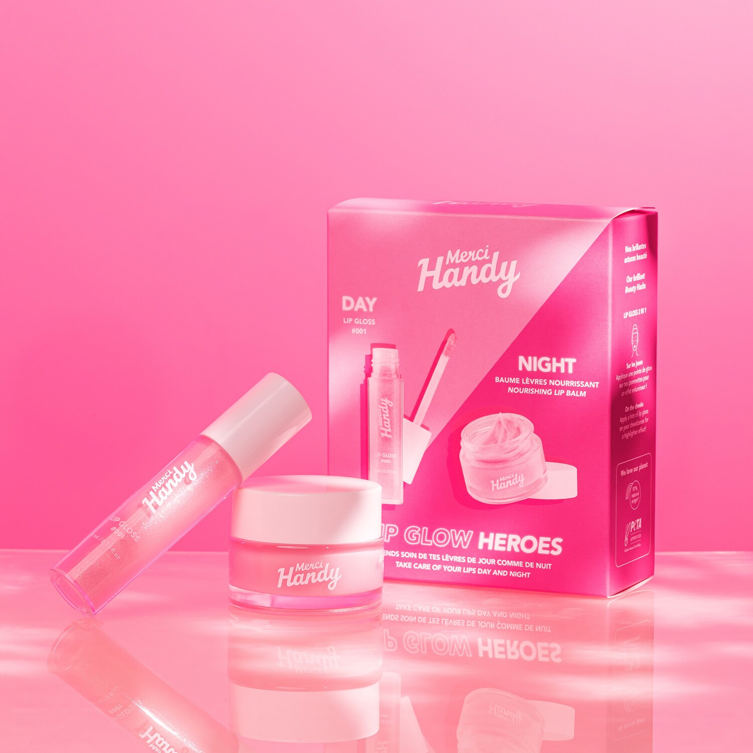 Kit Lip Glow Heroes – Sada přípravků na rty z MERCI HANDY ≡ SEPHORA