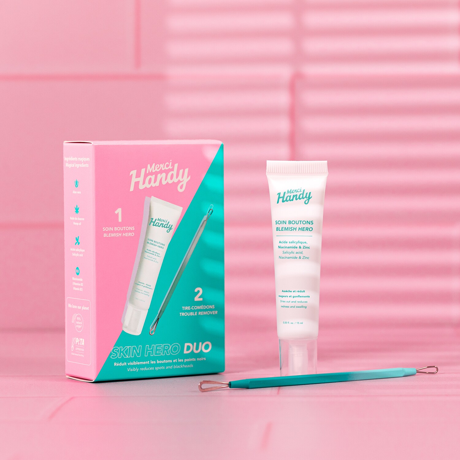 Kit Skin Hero Duo - Soin anti-imperfection de MERCI HANDY ≡ SEPHORA