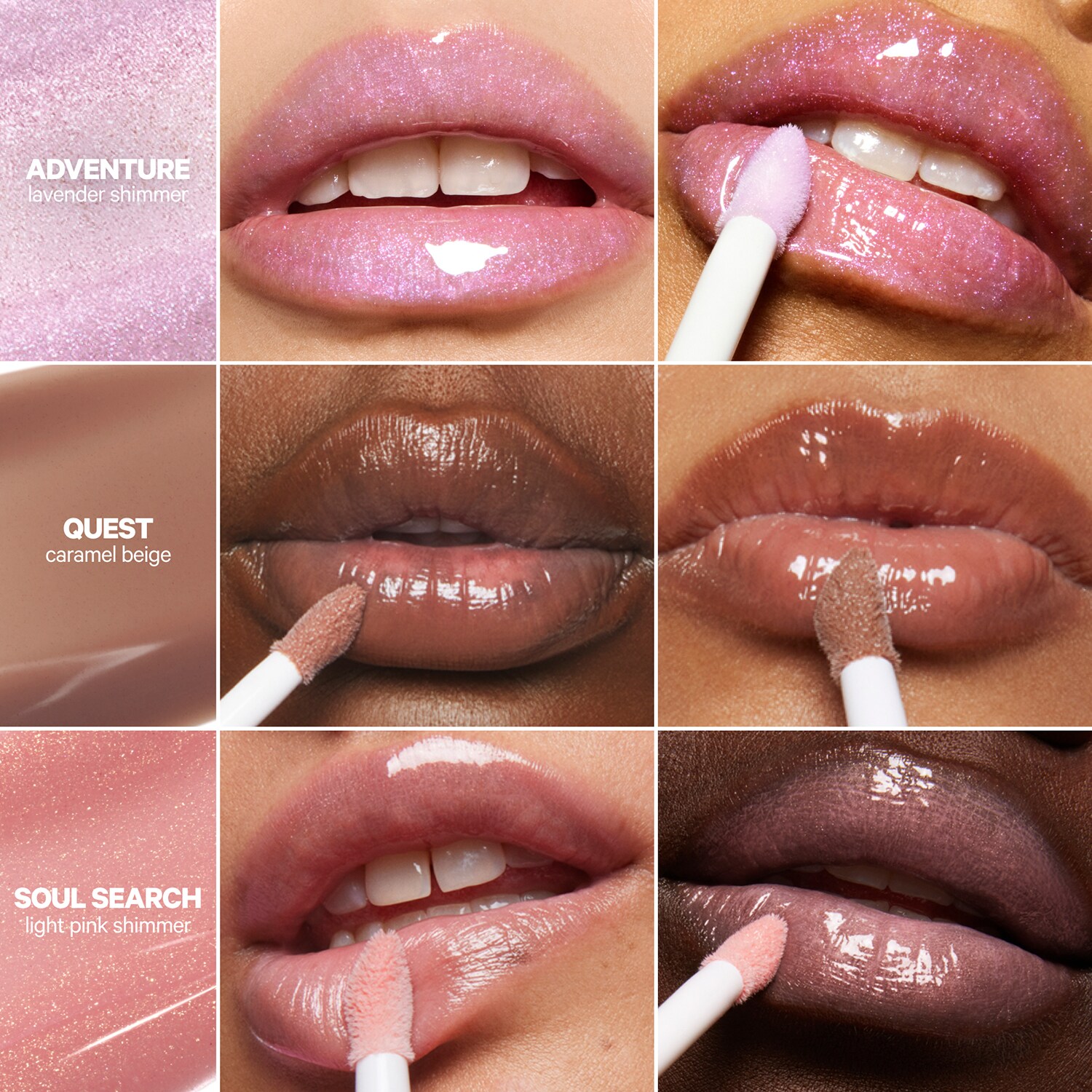 Odyssey Fun Size Lip Faves - Set gloss cu ulei, Odyssey, format de ...