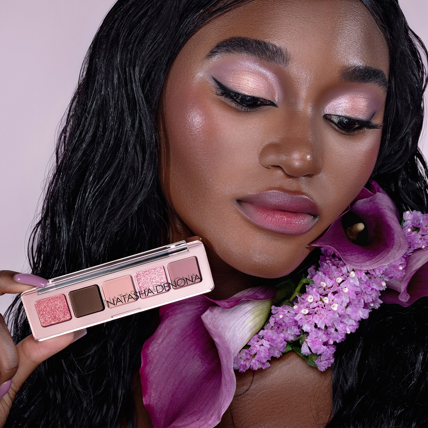 Mini Rose Palette - Paleta de farduri de pleoape Natasha Denona ≡ SEPHORA