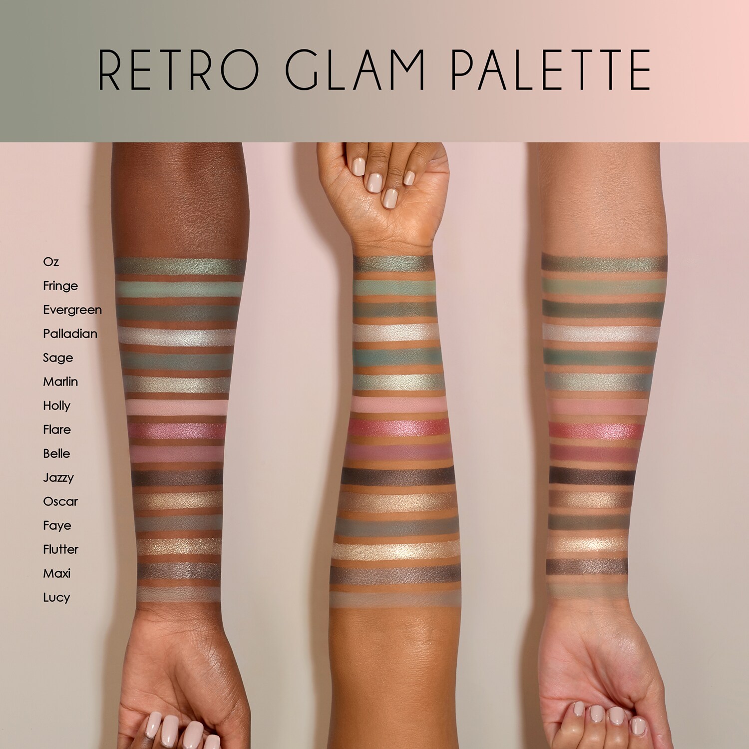 Retro Glam - Far Paleti NATASHA DENONA ≡ SEPHORA