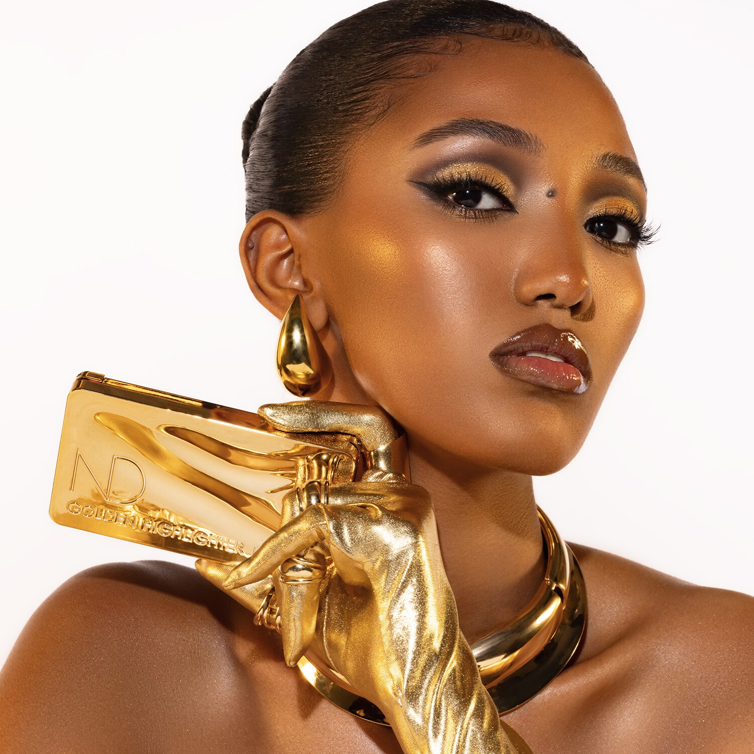 Golden Highlighter Trio - Vielseitig einsetzbare Hybride Highlighter ...