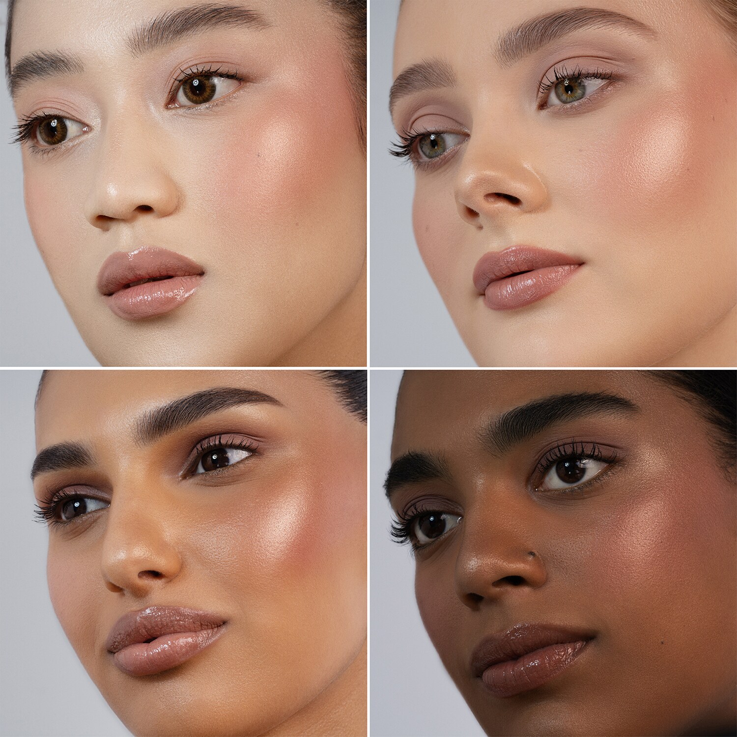 Mini Rose Cheek Duo - udsmykning - Blush creme og highlighter NATASHA ...