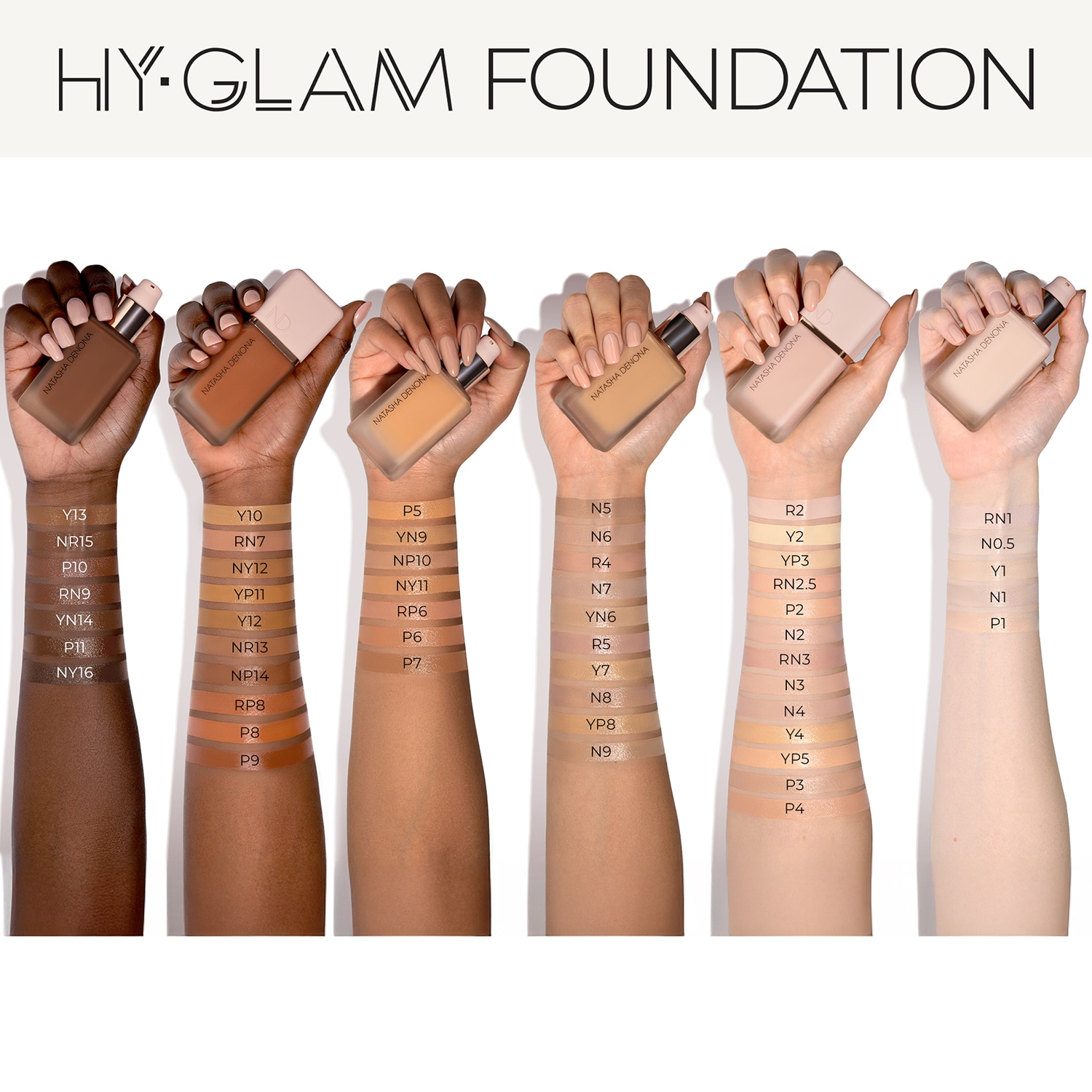 HY-GLAM Foundation — podkład i NATASHA DENONA ≡ SEPHORA