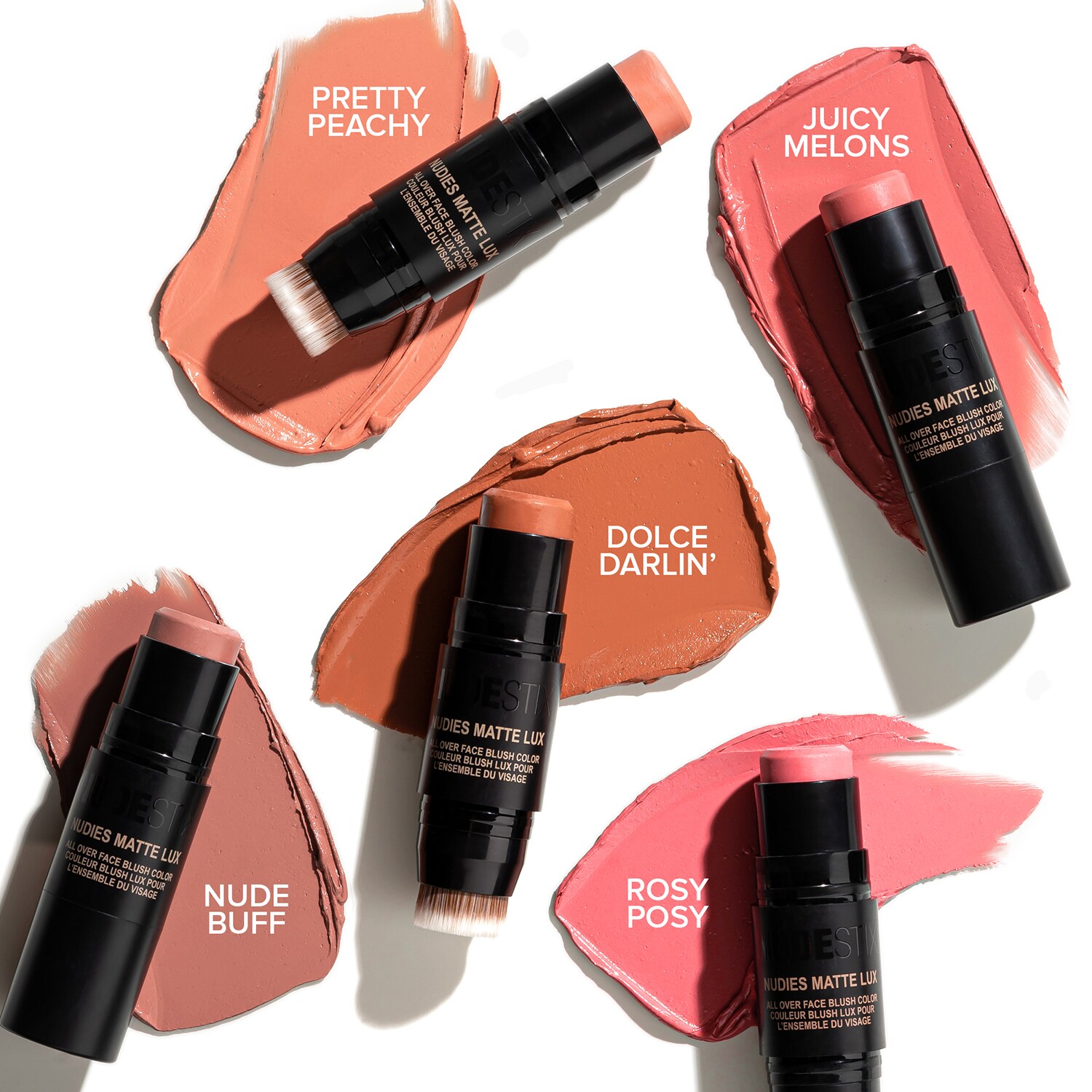 Nudies All Over Face Matte Lux Rosy Posy (7 g) - Blush Stick di NUDESTIX ≡ SEPHORA