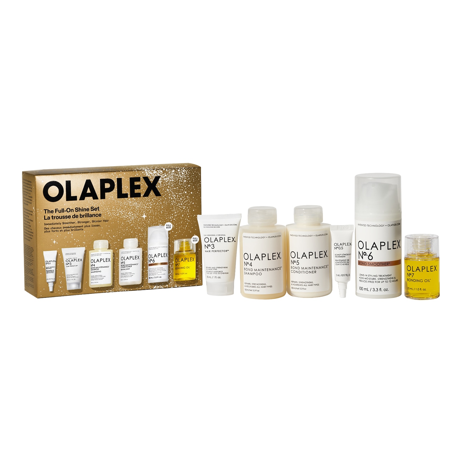 Olaplex - The Full-on Shine Set - Set För Glänsande Och Stärkt Hår