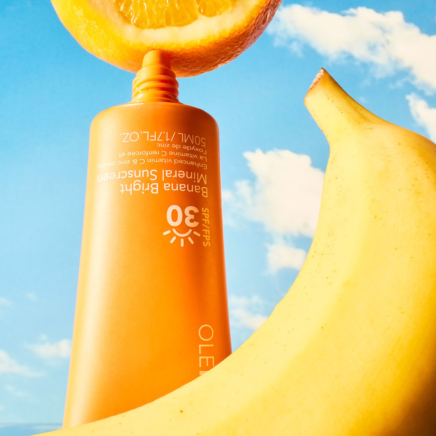 Banana Bright Mineral Sunscreen SPF 30 - Crème Solaire Vitamine C ...