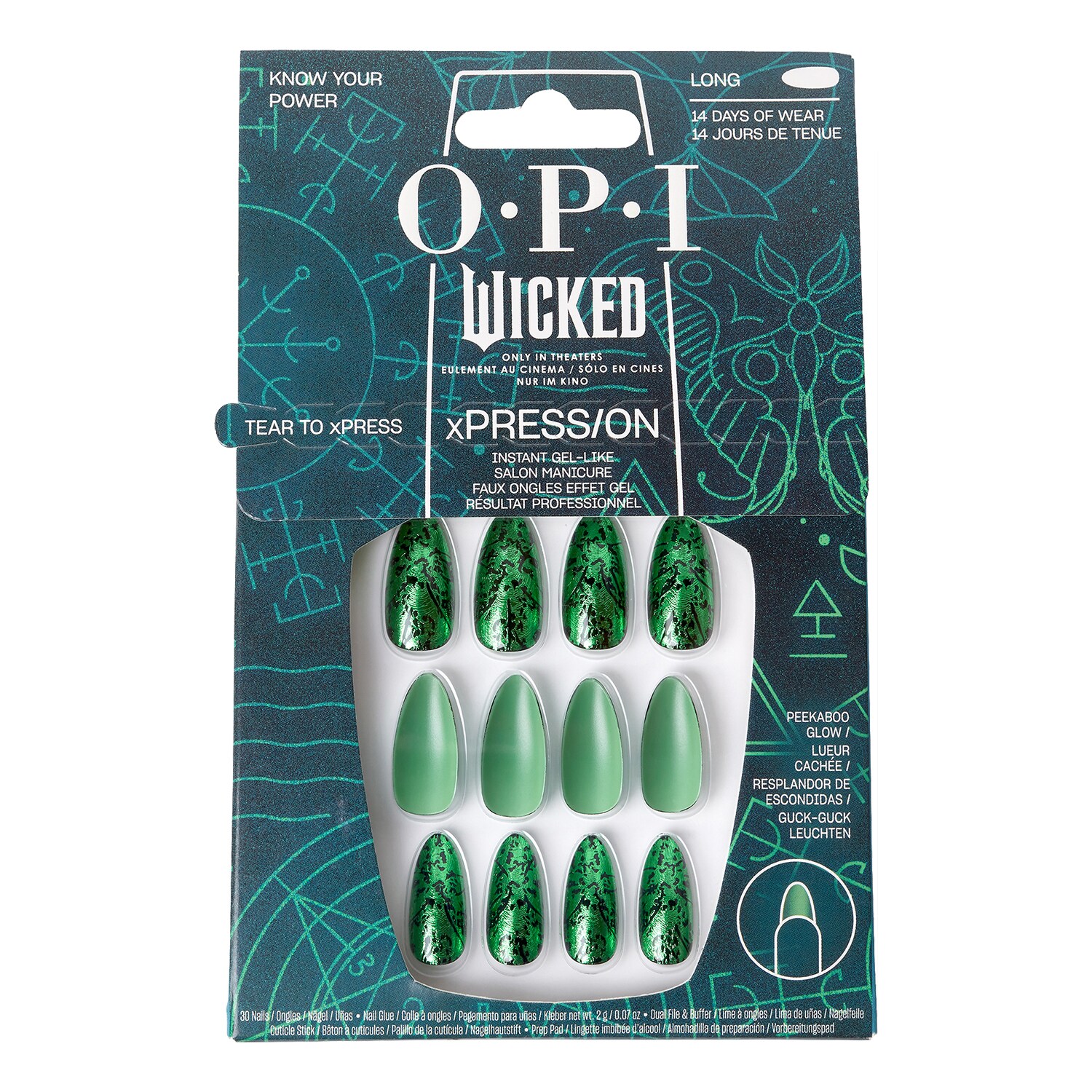 Wicked - Holiday 2024 Faux ongles tenue jusqu'à 14 jours de OPI ≡ SEPHORA