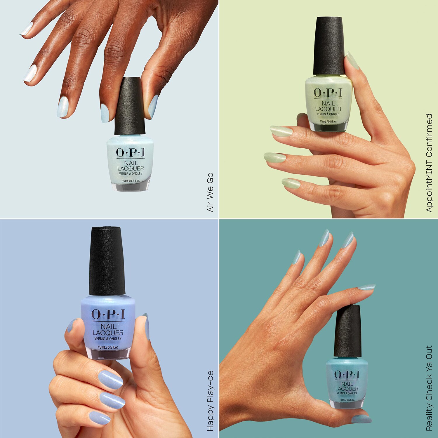 OPI'm Dreaming - Printemps 2025 Coffret de 4 minis vernis tenue jusqu'à ...