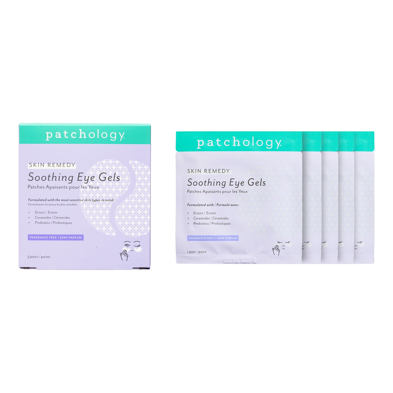 Skin Remedy Soothing Eye Gels – Patches pour les yeux de PATCHOLOGY ≡ ...