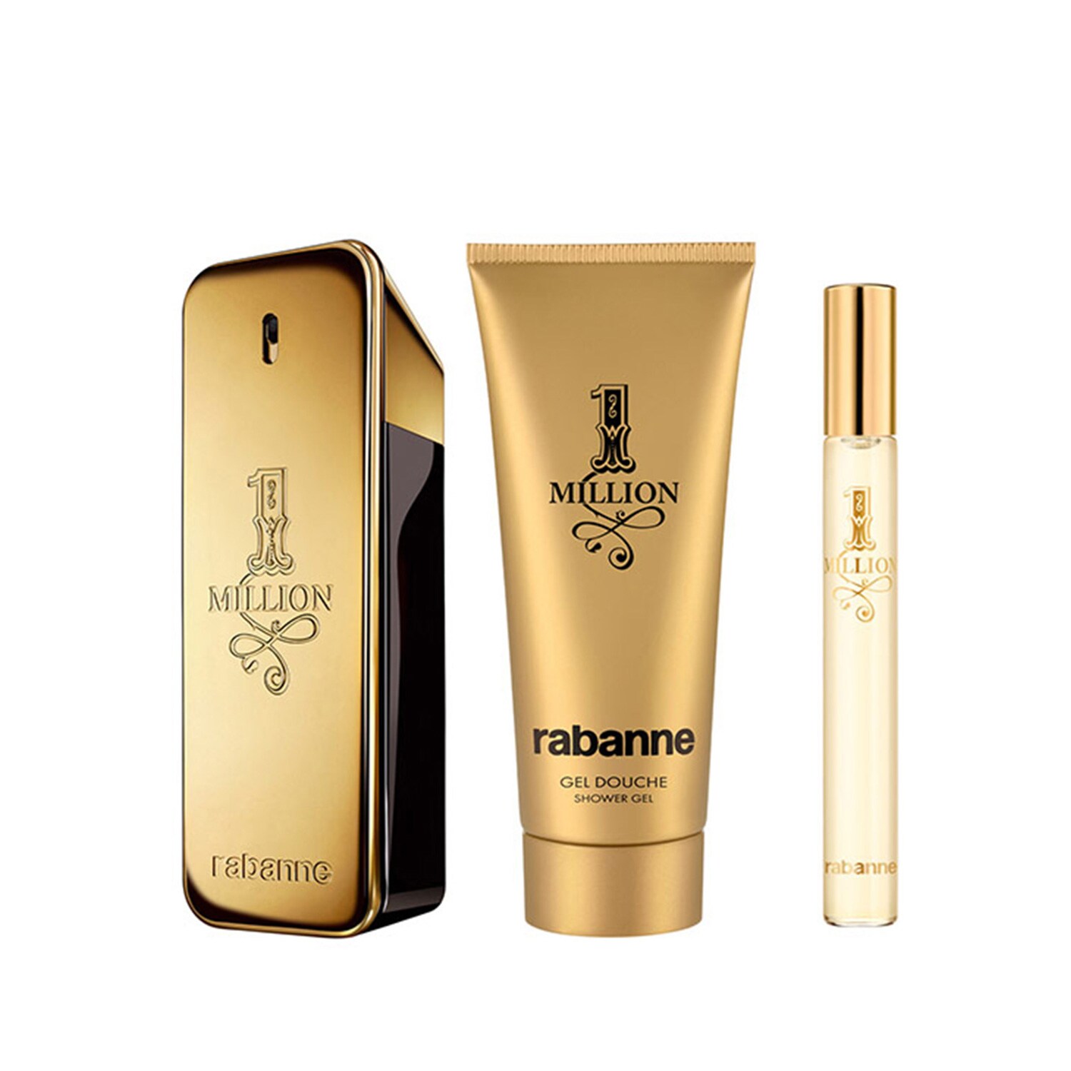 1 Million - Coffret eau de toilette, gel douche et vaporisateur de ...