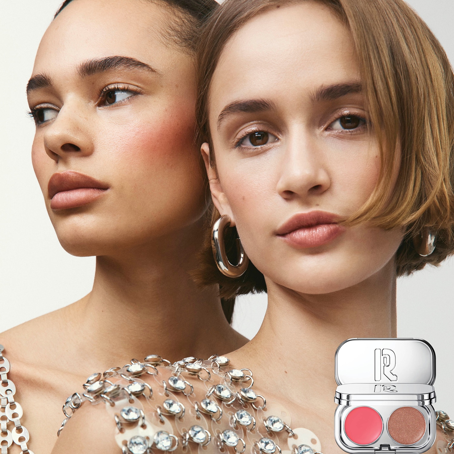 RABANNE MAKEUP Mini Blushy Palette - Balsamo per la Pelle, Blush ...