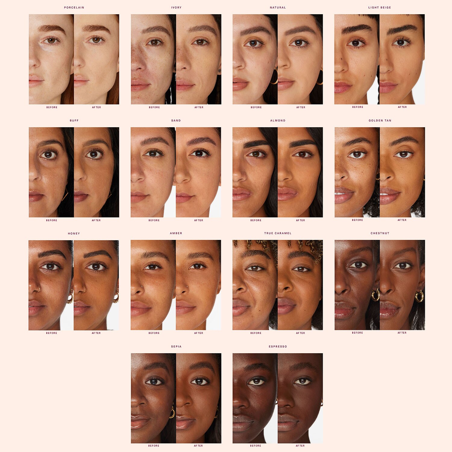 Tinted Pressed Powder - Polvos compactos de acabado con color de Rare ...