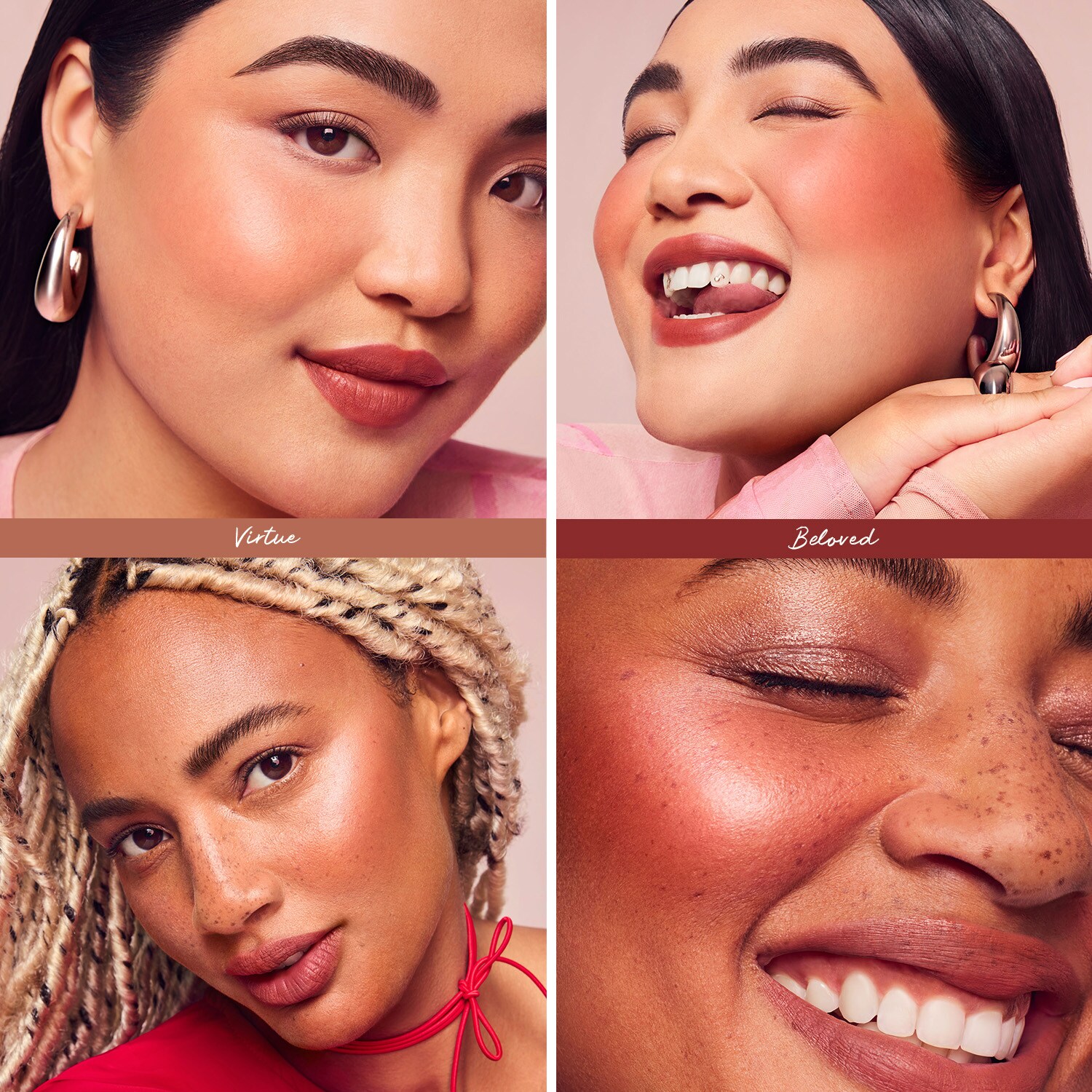 Set Mini Blush & Luminize Trio - Mini Rouge & Highlighter von RARE ...