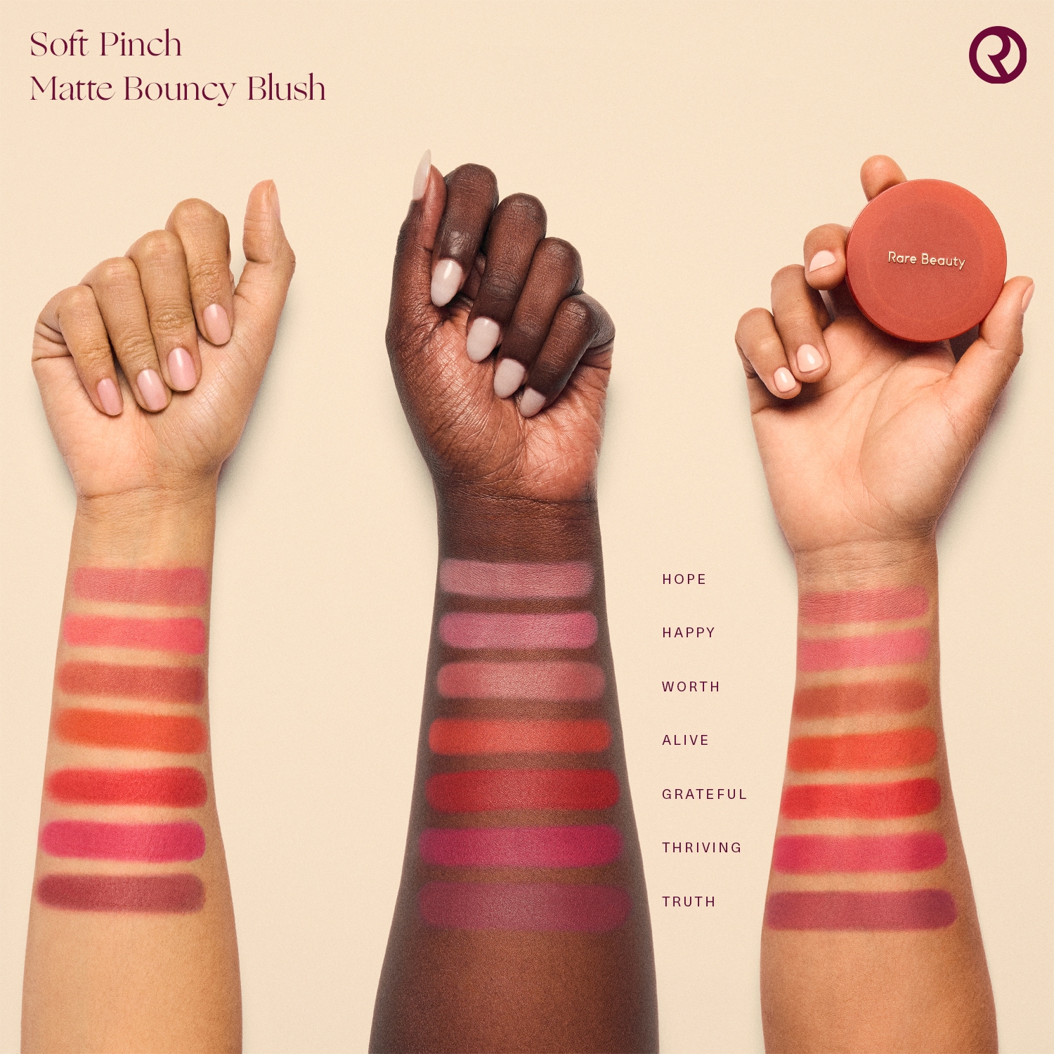 Soft Pinch Matte Bouncy Blush - Blush in crema e polvere di RARE BEAUTY ...