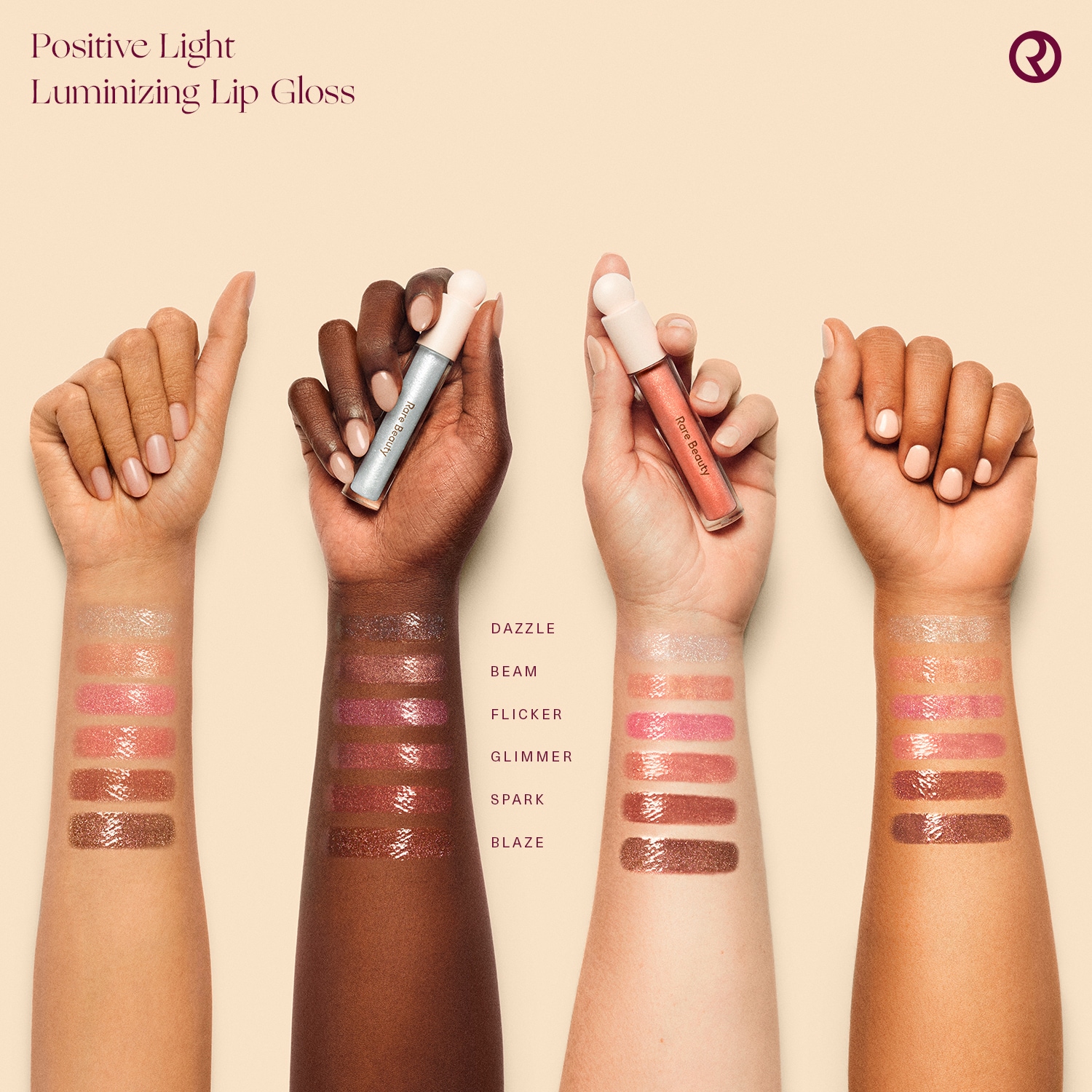 Positive Light Luminizing Lip Gloss - Lipgloss von RARE BEAUTY ≡ SEPHORA