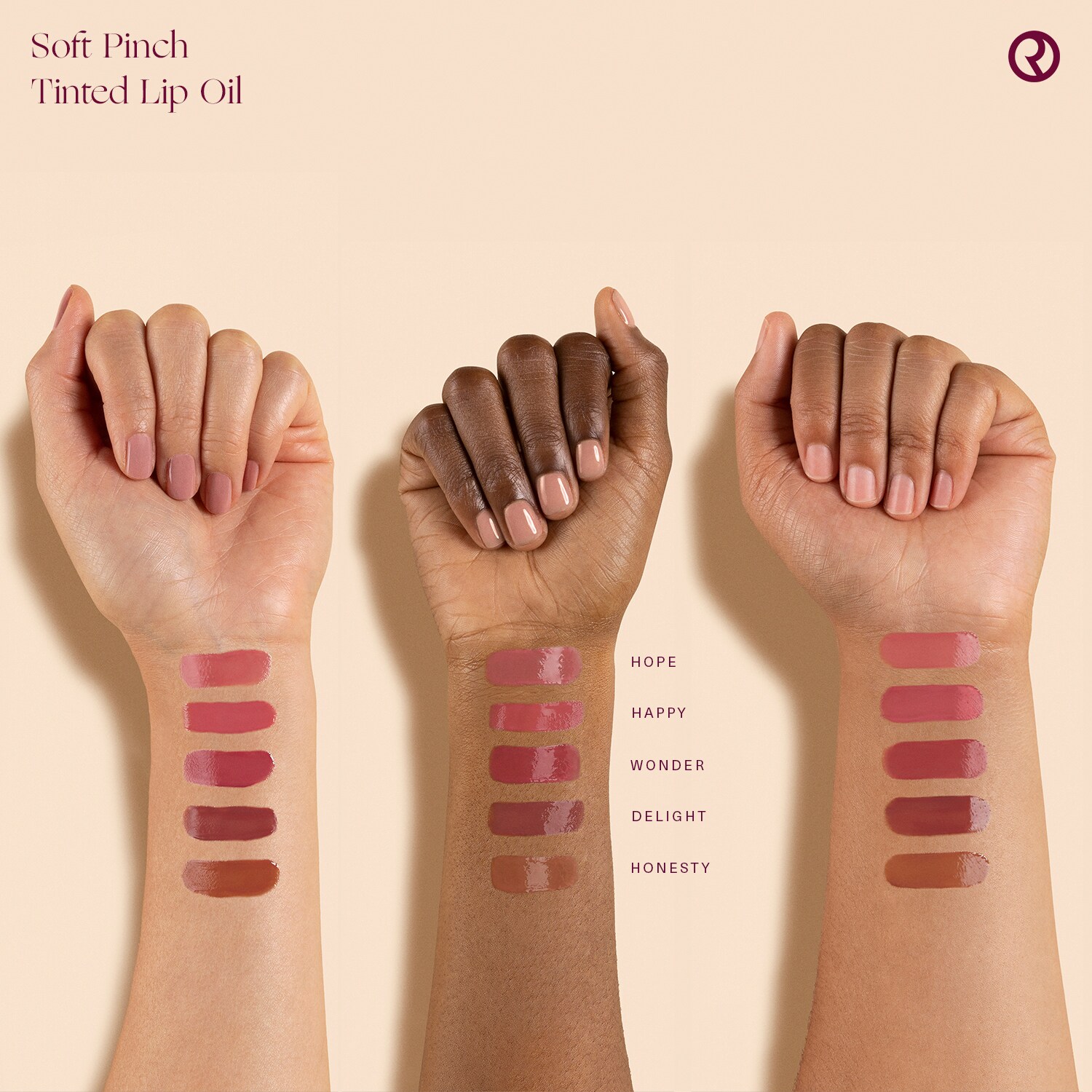 Mini Soft Pinch Tinted Lip Oil - Miniaceite labial con color de Rare ...