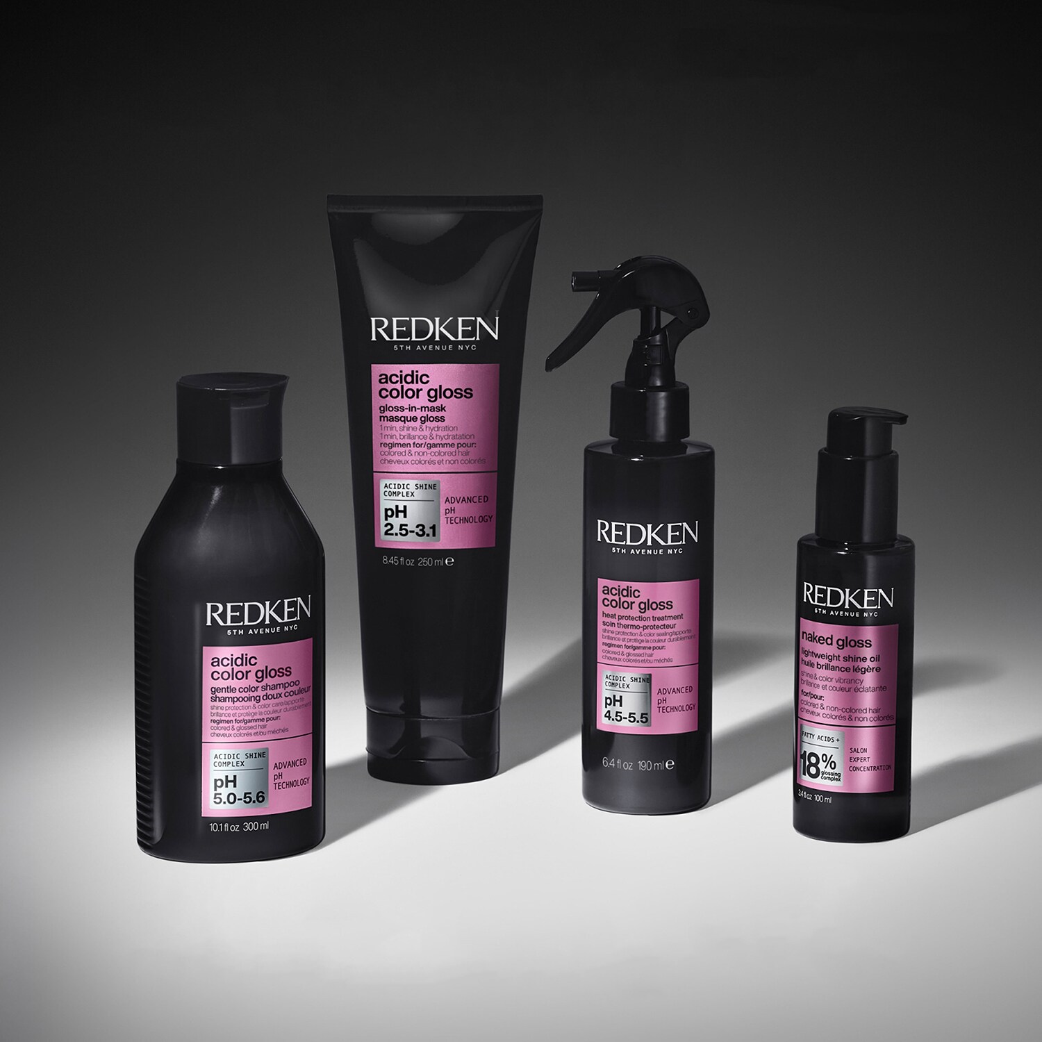Acidic Color Gloss - Naked Gloss Oil per capelli più luminosi di REDKEN ≡ SEPHORA