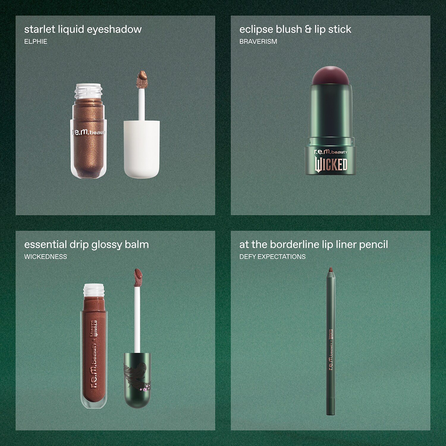 Wicked: For Good, Elphaba - Coffret maquillage de REM BEAUTY ≡ SEPHORA