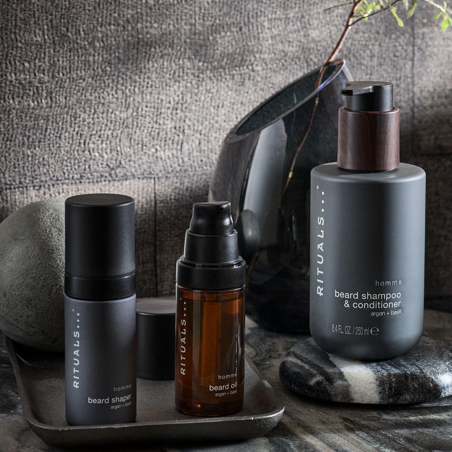RITUALS Homme 2-in-1 Beard shampoo & conditioner - shampoo per barba di ...