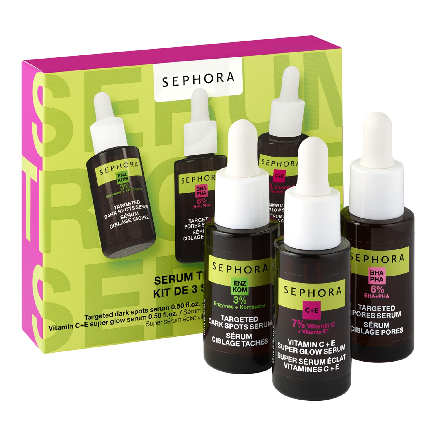 Kit med 3 serum - Kit med 3 serum SEPHORA COLLECTION ≡ SEPHORA
