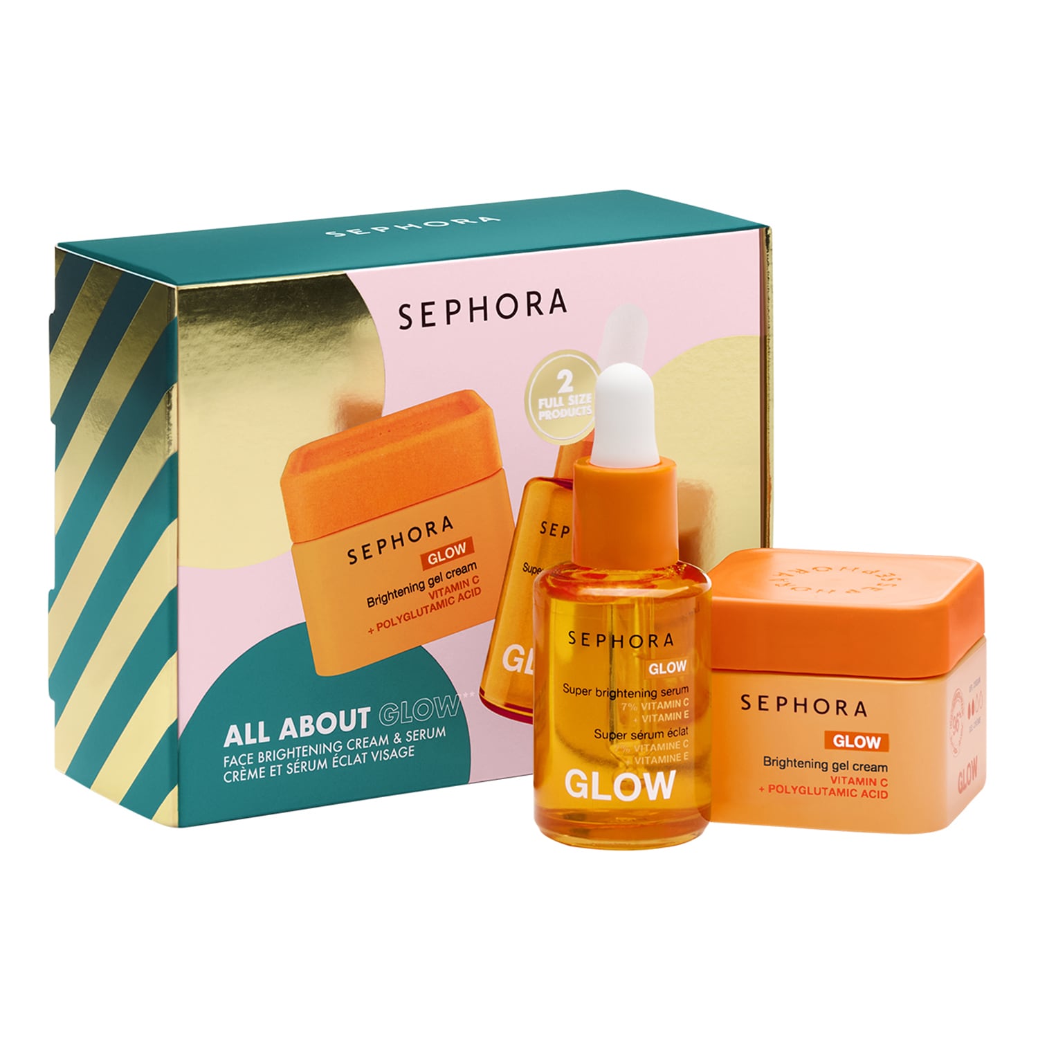 Sephora Collection - Kit Tout Pour L’eclat- Ansiktskräm Och Serum För ...