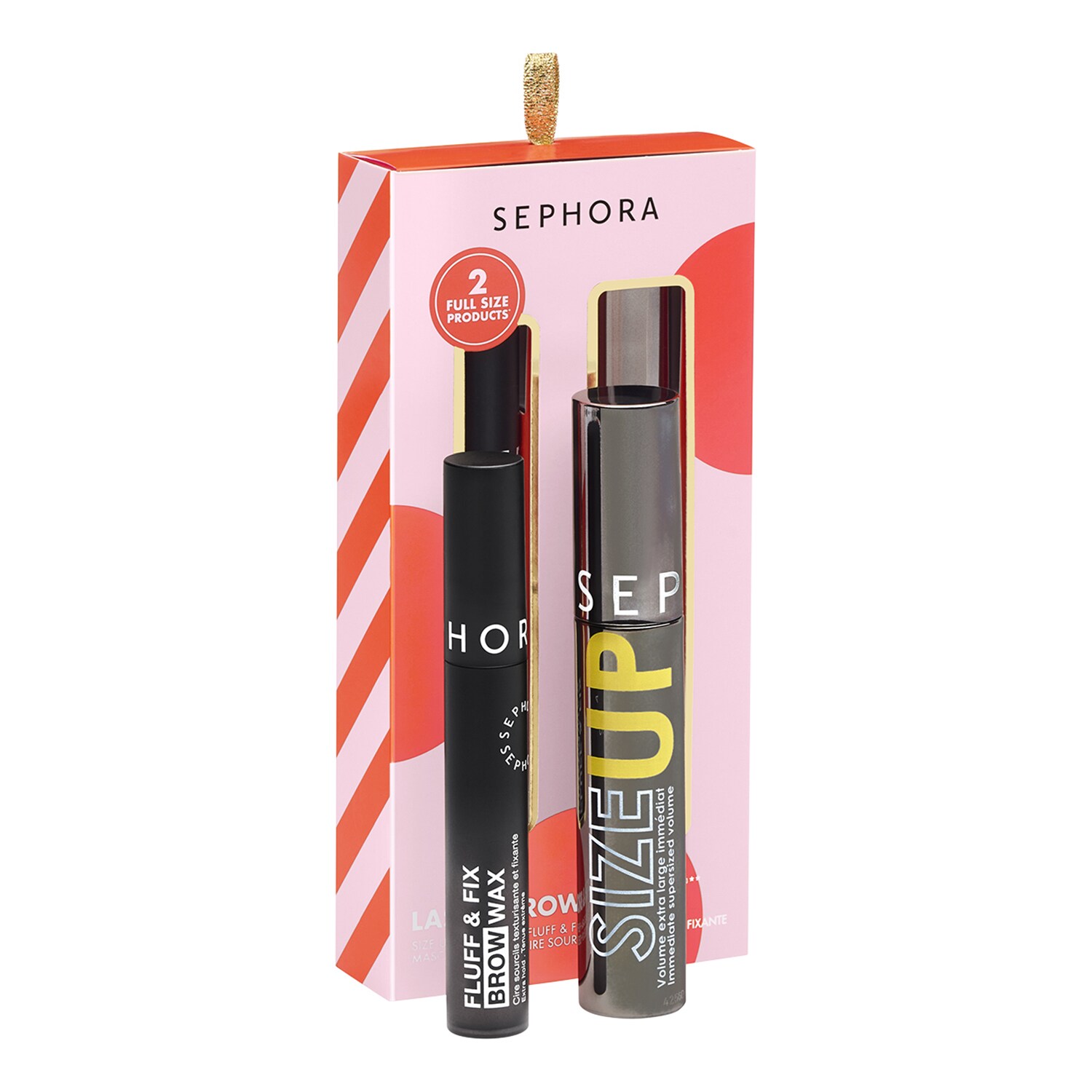 KIT DUO CILS ET SOURCILS - Mascara Size Up + Cire sourcils fixante de ...