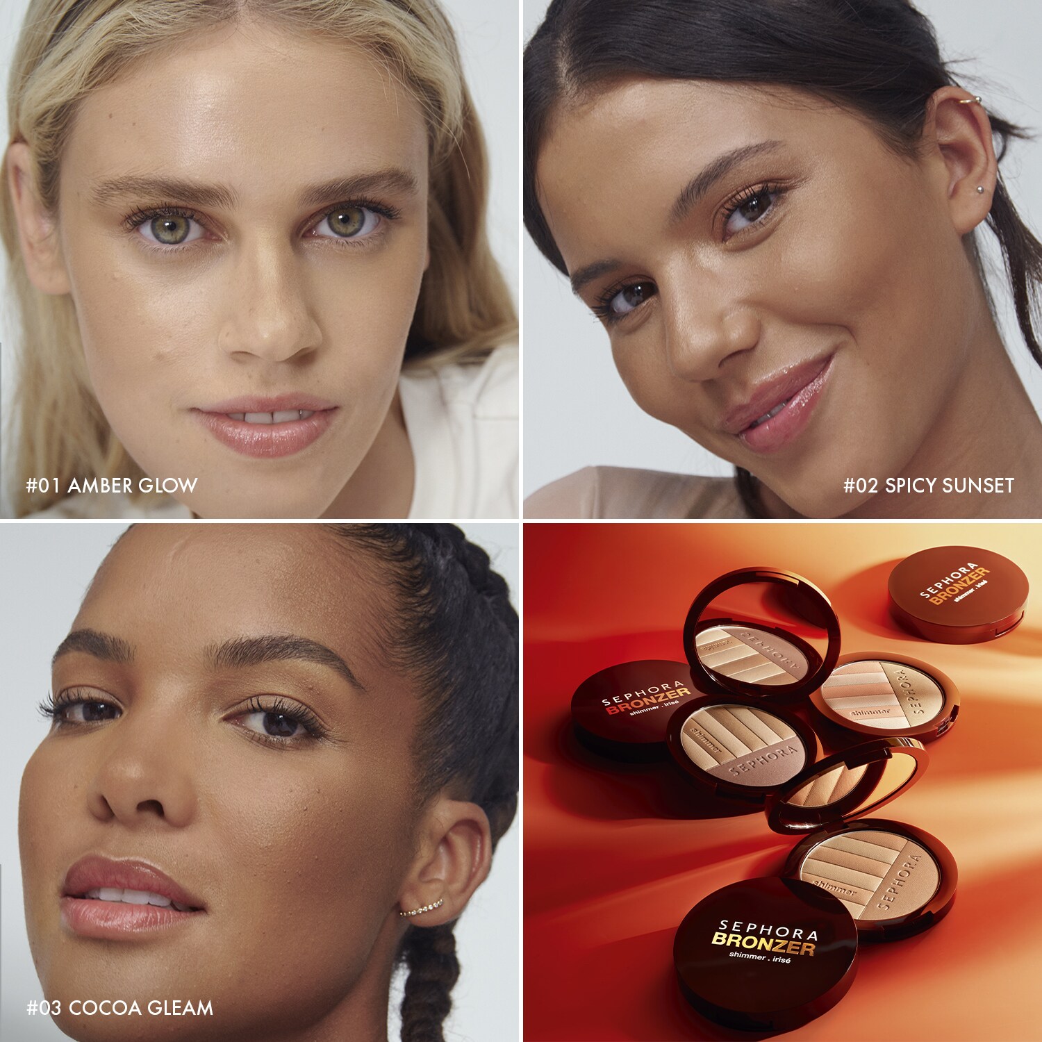 BRONZER SHIMMER - Poudre bronzante irisée de SEPHORA COLLECTION ≡ SEPHORA